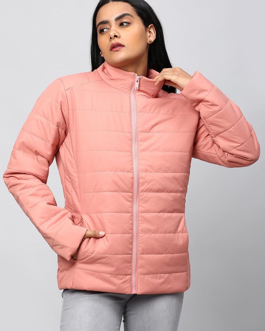 Buy Women's Pink Shell Jacket Online at Bewakoof