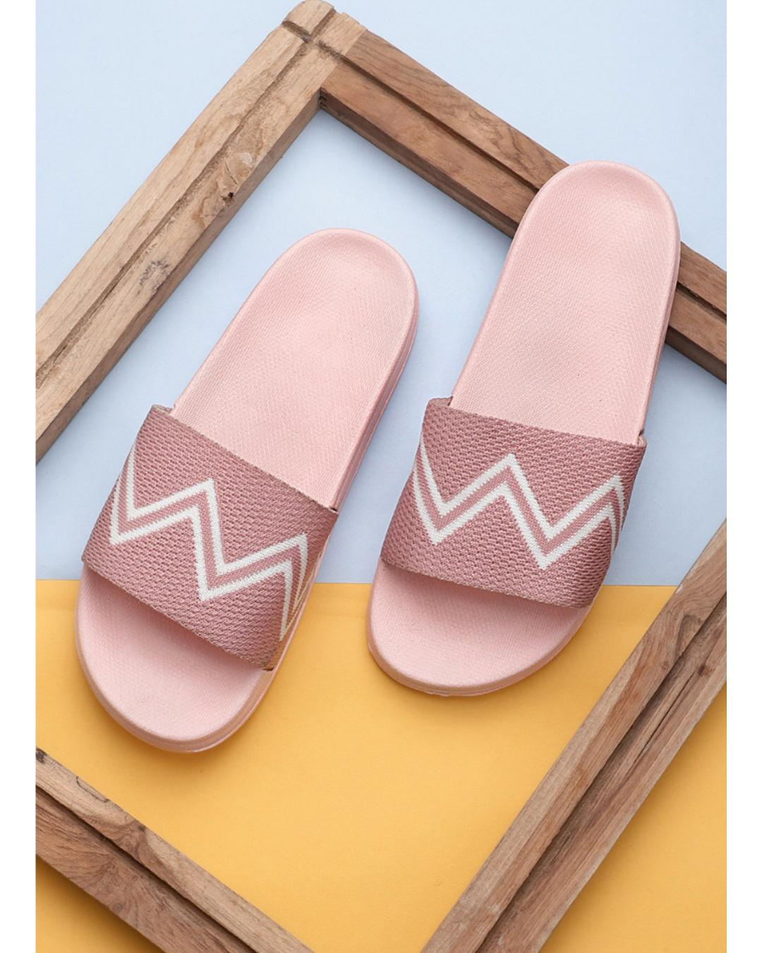 Buy Women's Pink Sliders Online in India at Bewakoof