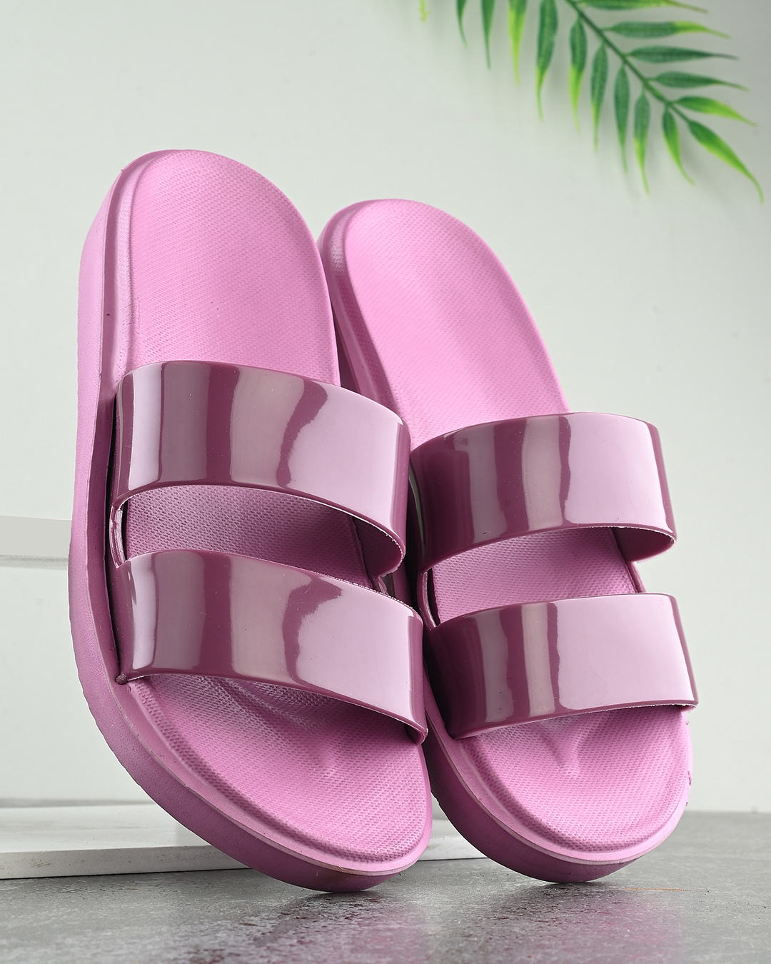 Buy Women's Pink Sliders Online in India at Bewakoof