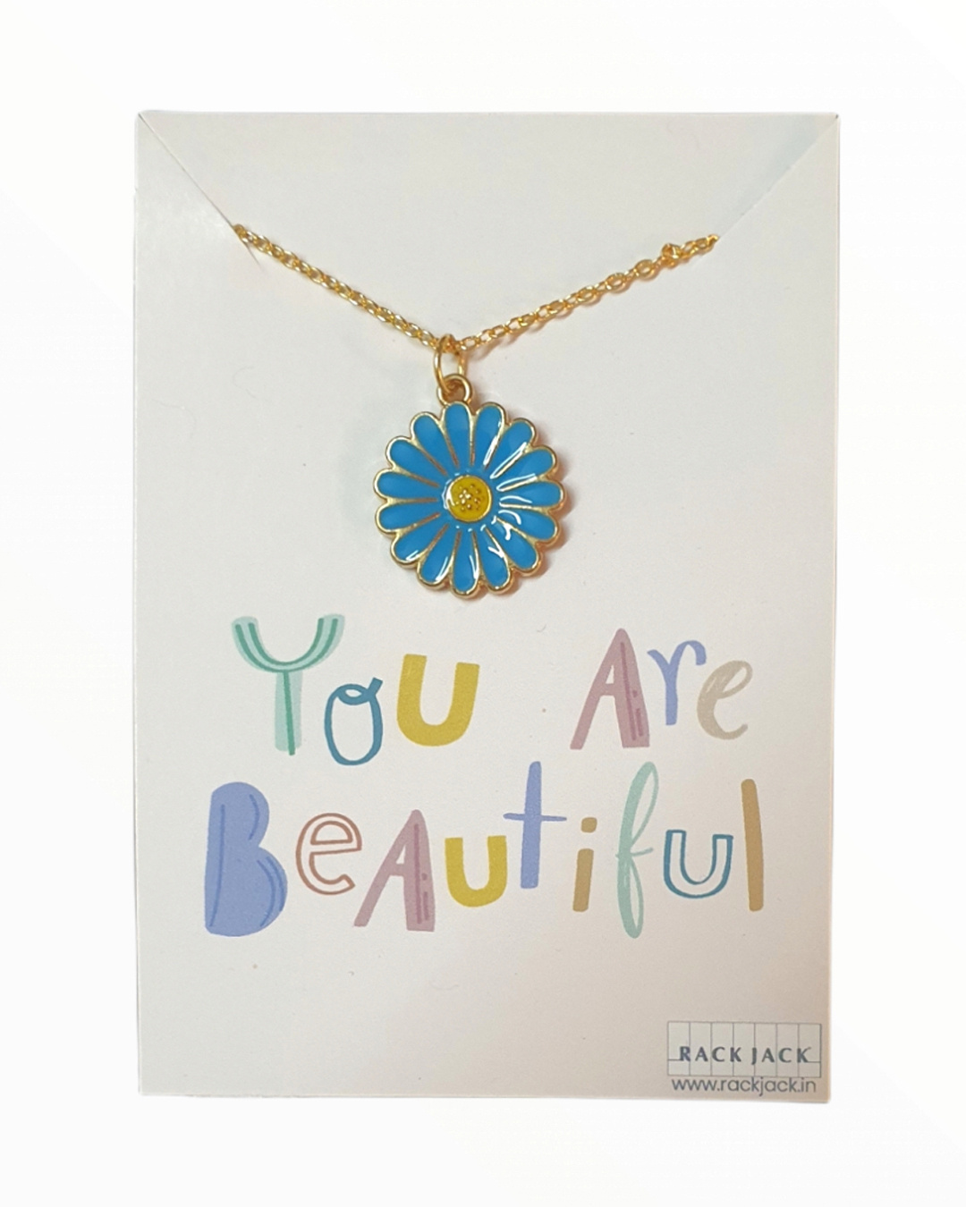 Buy Women's Pink Y2K Charm Daisy Pendant and Chain Online in India at ...