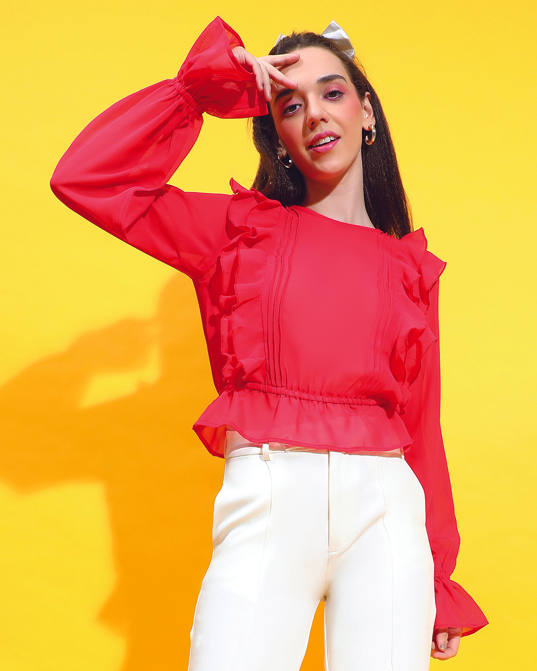 Buy Women's Red Top Online at Bewakoof