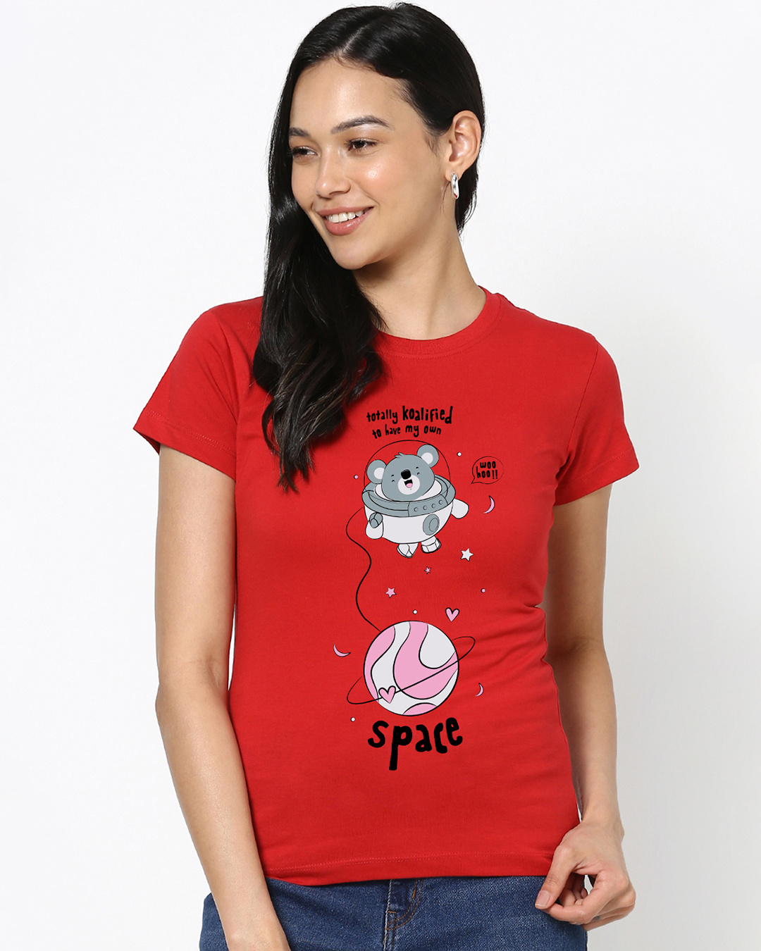 Buy Women's Totally Koalified Regular Fit T-shirt Online at Bewakoof
