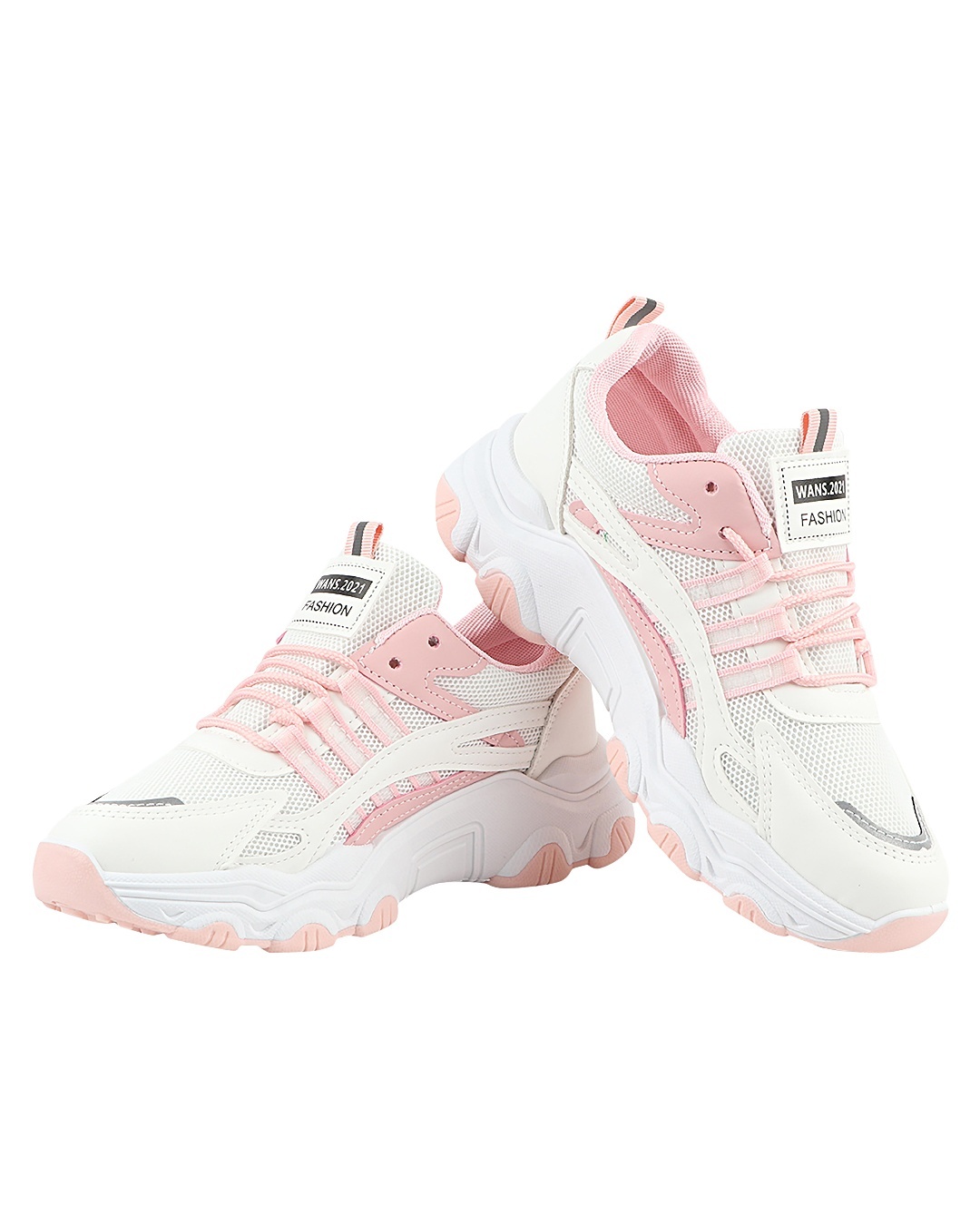 Buy Womens White And Pink Exxy 2 0 Casual Shoes Online In India At Bewakoof