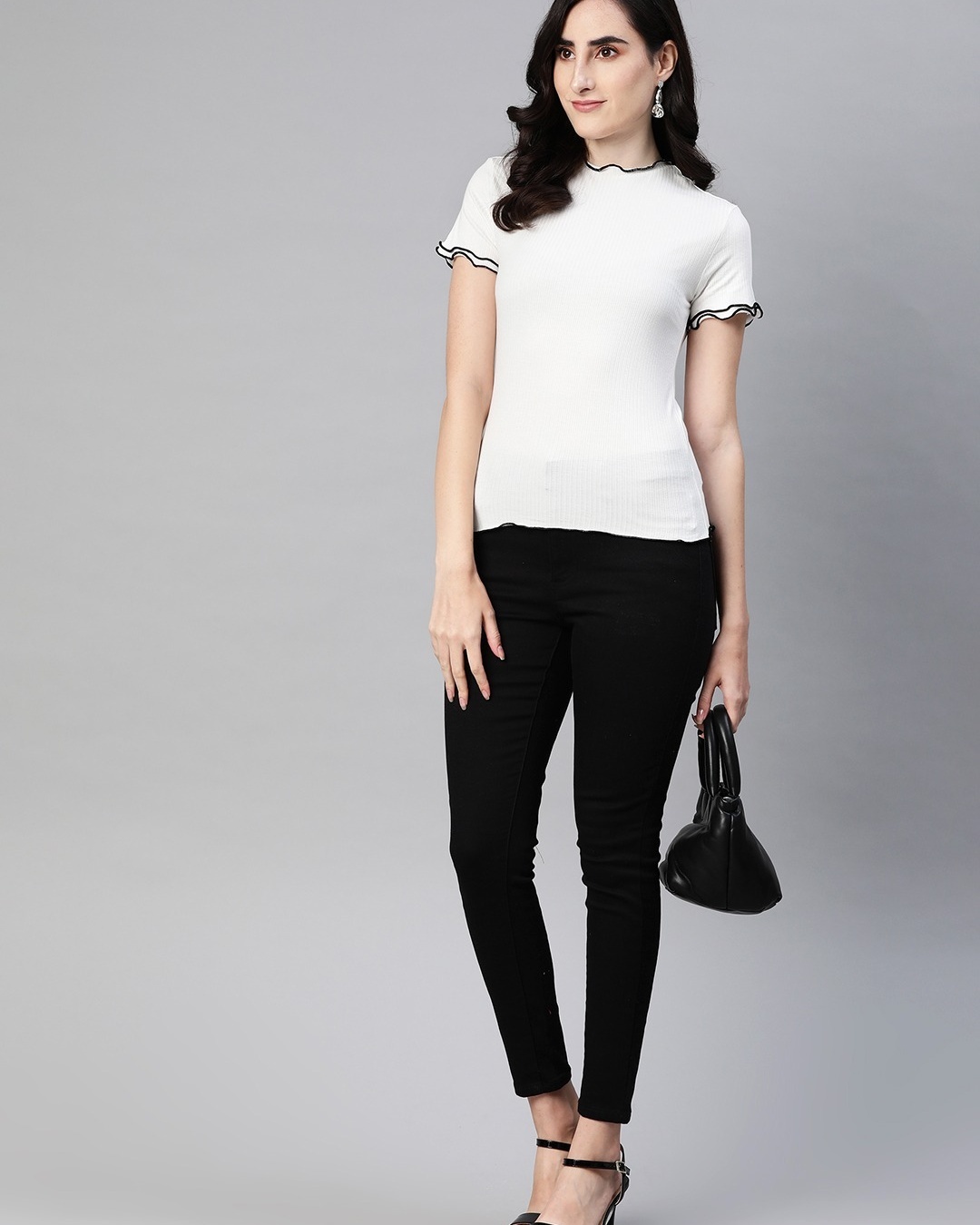 Buy Women's White Casual Top Online at Bewakoof