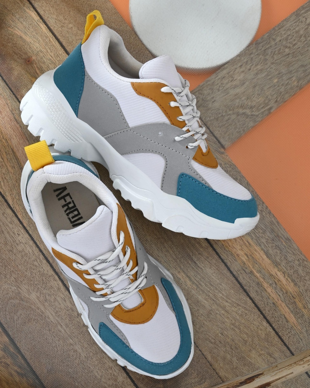 Buy Women's White Color Block Casual Shoes Online in India at Bewakoof