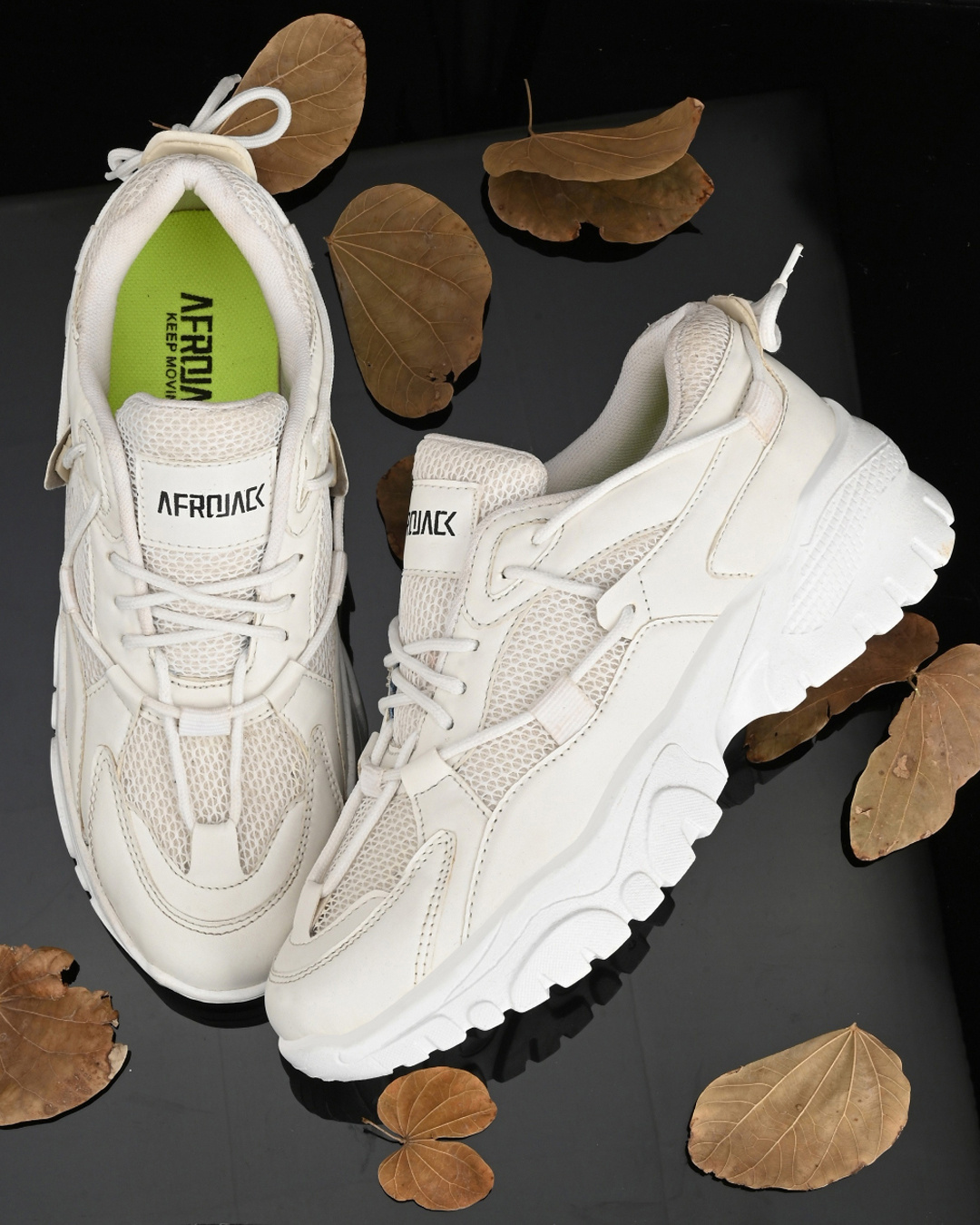 Buy Women's White Self Design Sneakers Online in India at Bewakoof