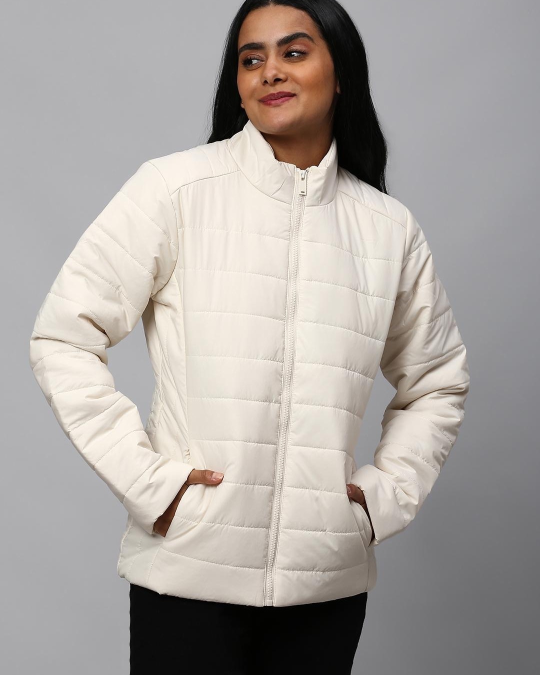 Buy Women's White Shell Jacket Online at Bewakoof