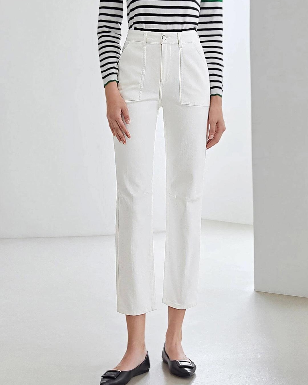 Buy Women's White Slim Fit Jeans Online at Bewakoof