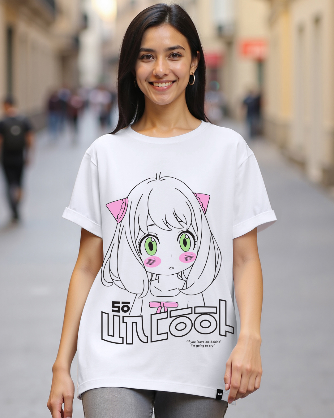 Buy Women's White So Uncool Graphic Printed Boyfriend T-shirt Online at ...