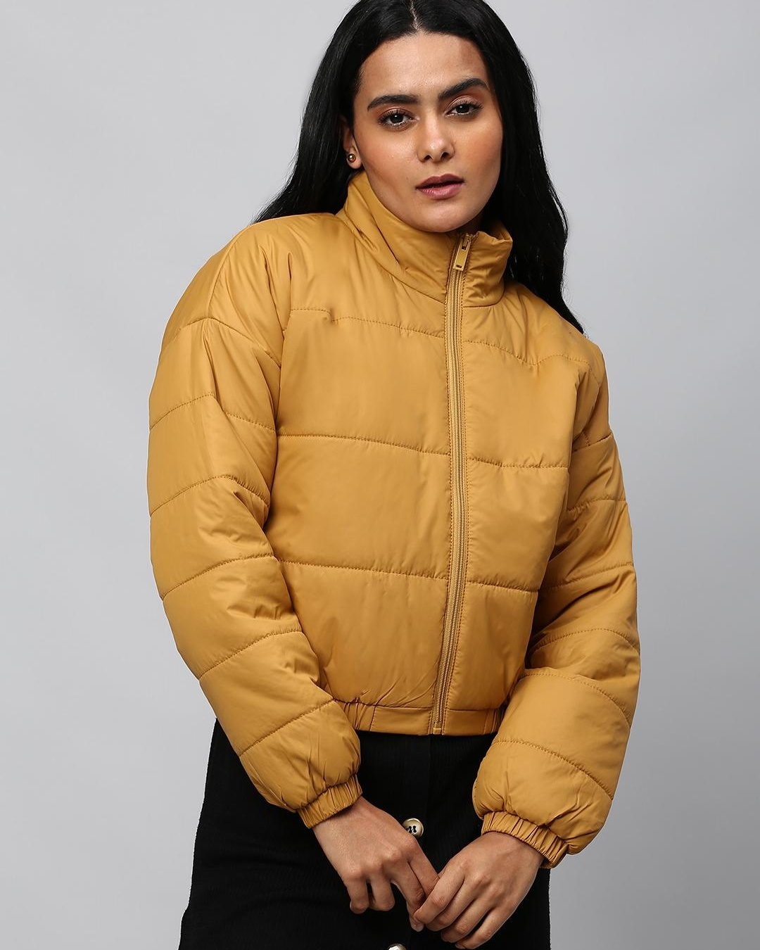 Buy Women's Yellow Shell Jacket Online at Bewakoof
