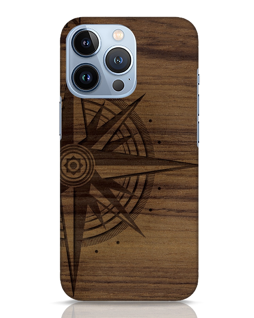 Buy Wood Compass Designer Hard Cover for iPhone 13 Pro Online in India ...