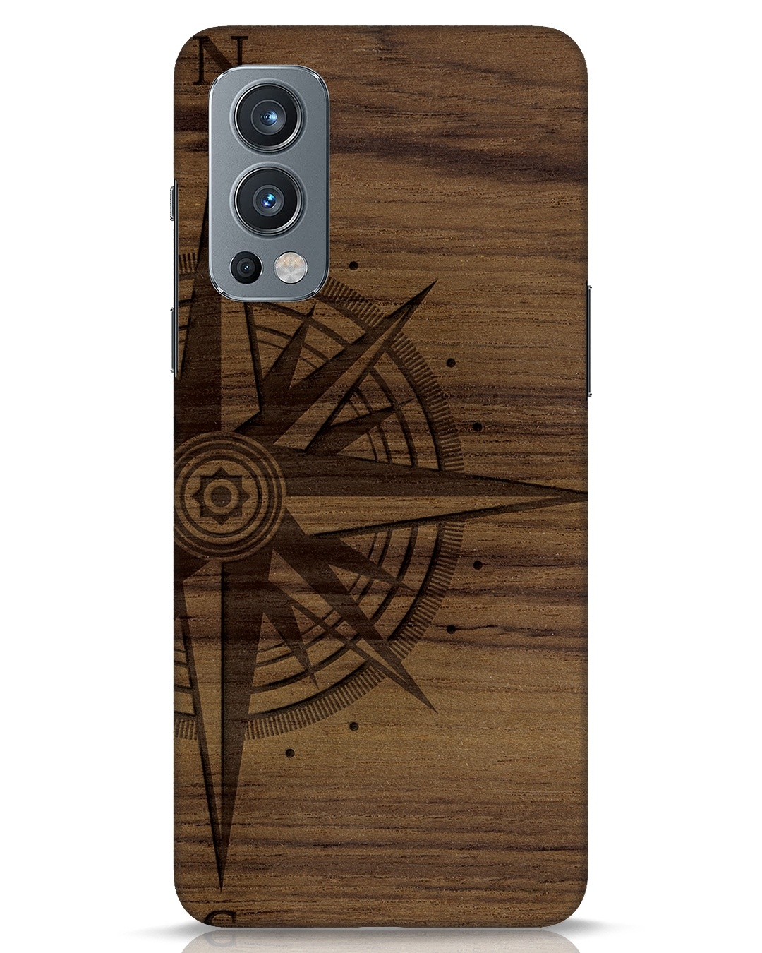 Buy Wood Compass Designer Hard Cover for OnePlus Nord 2 Online in India ...