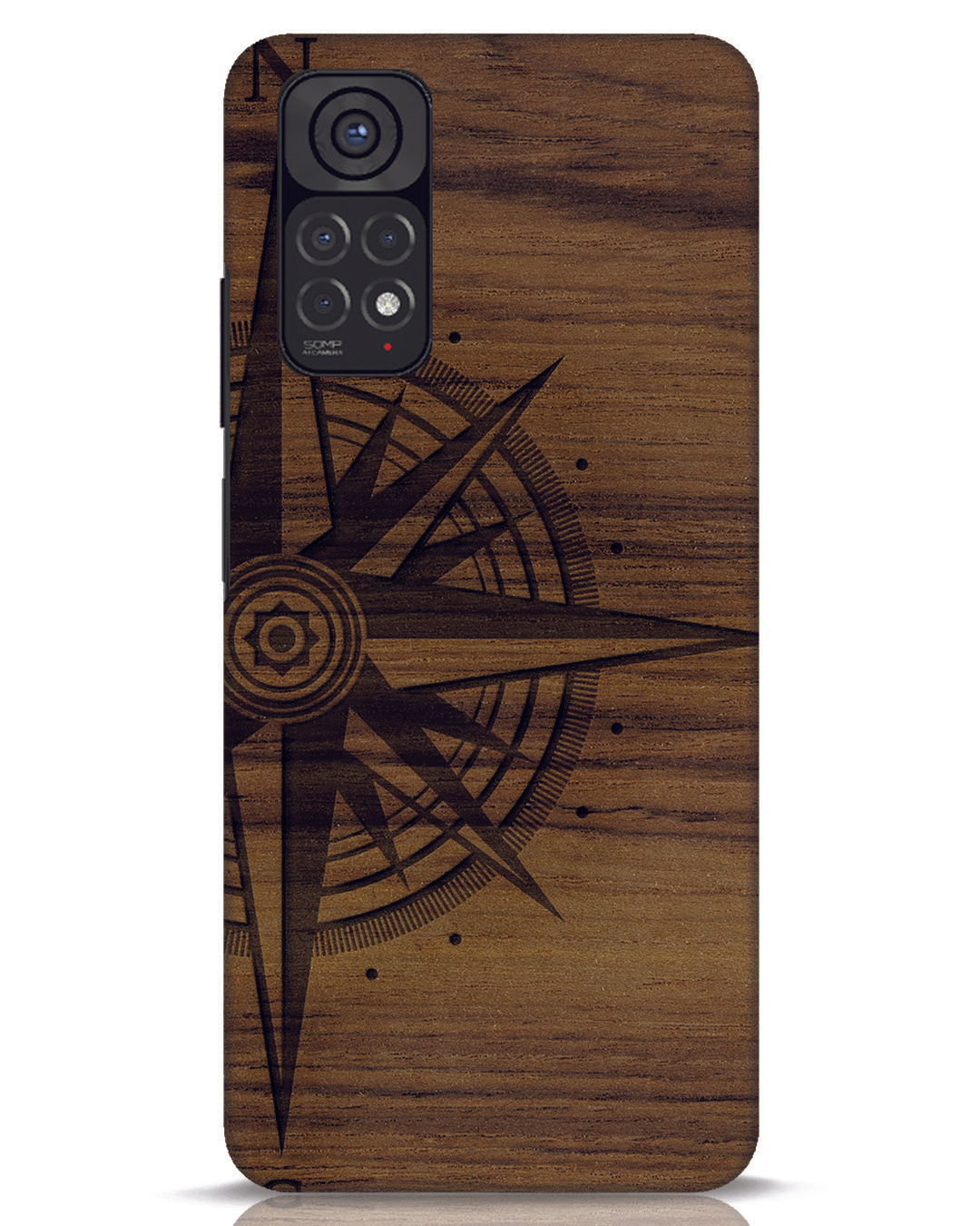 Buy Wood Compass Designer Hard Cover for Redmi Note 11 Online in India ...
