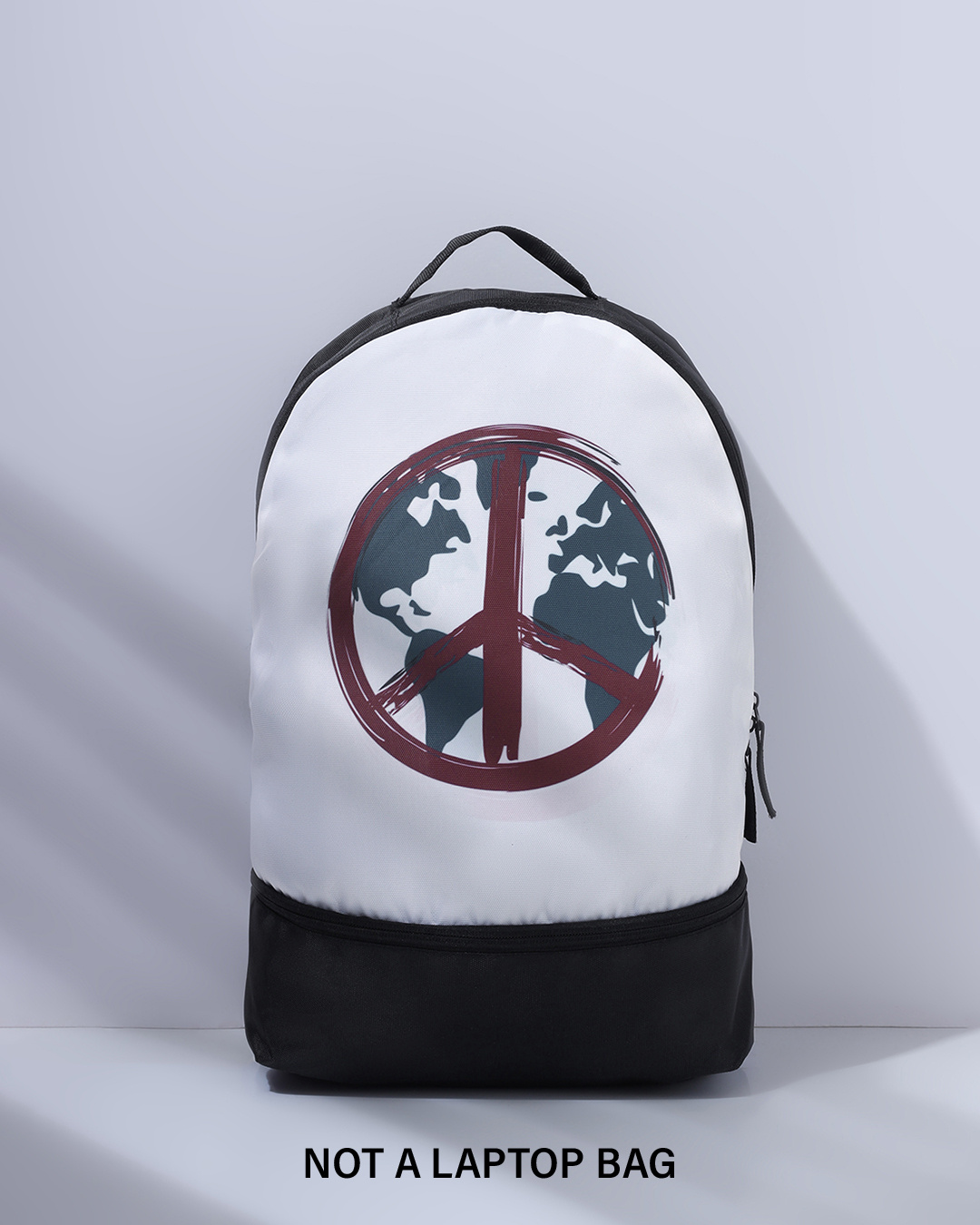 Buy World Peace Small Backpack Online in India at Bewakoof