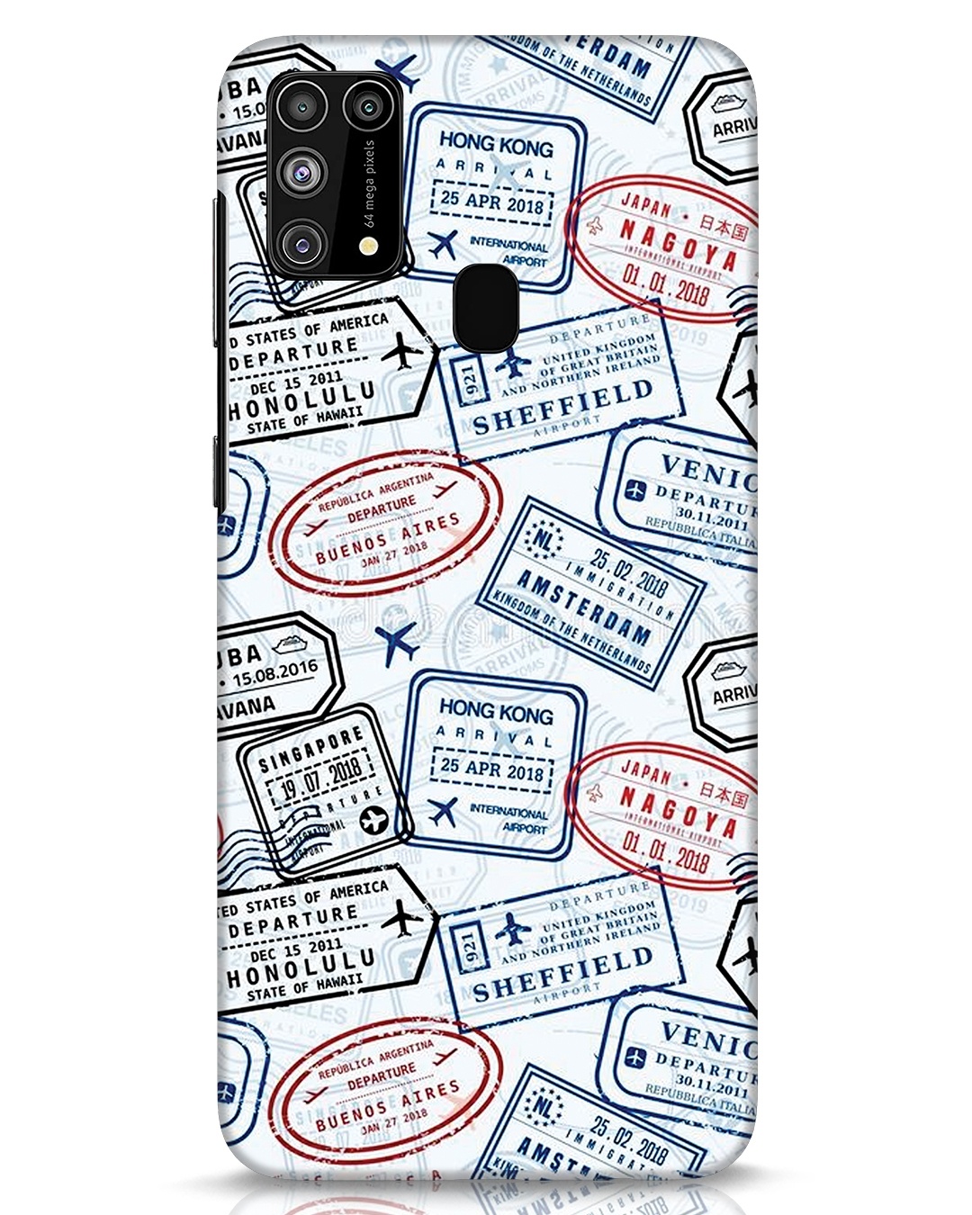 Buy World Tour Designer Hard Cover for Samsung Galaxy M31 Online in ...