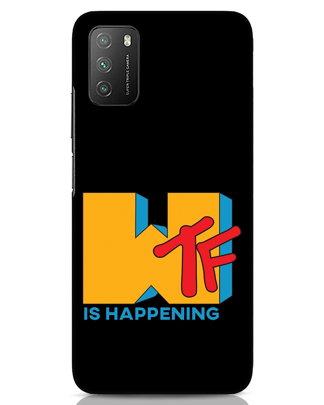 Buy WTF Designer Hard Cover for Xiaomi Poco M3 Online in India at Bewakoof