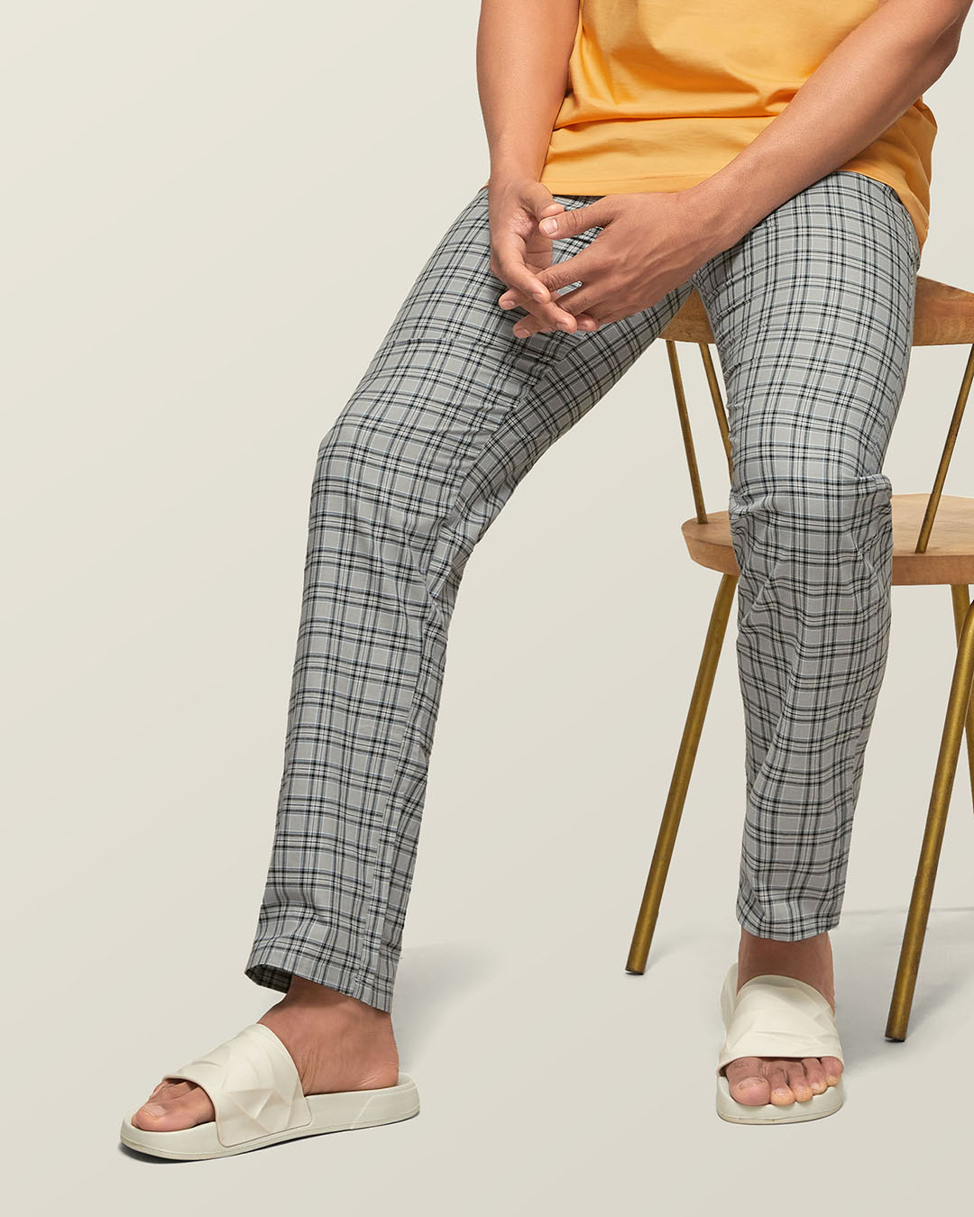 Buy Xyxx Super Combed Cotton Checkered Pyjamas For Men Online In India