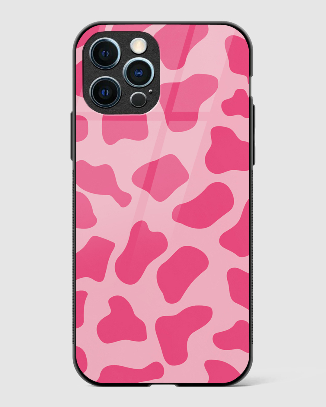 Buy Y2K Pink Cow Print Premium Glass Case for Apple iPhone 12 Pro Max ...