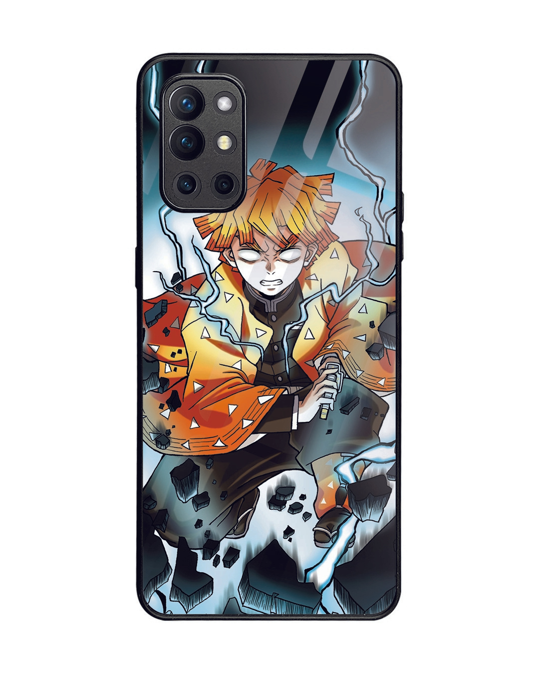 Buy Zenitsu Premium Glass Cover for OnePlus 9R Online in India at Bewakoof