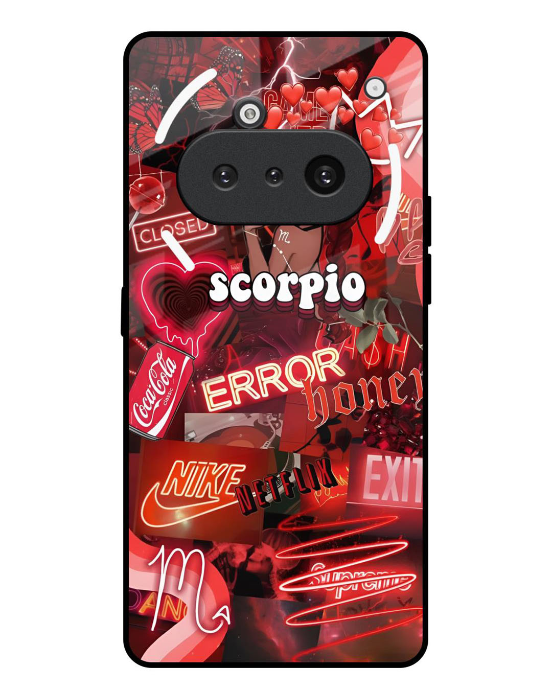 Buy Zodiac Scorpio Art Premium Glass Cover for Nothing Phone (3a)(Shock ...