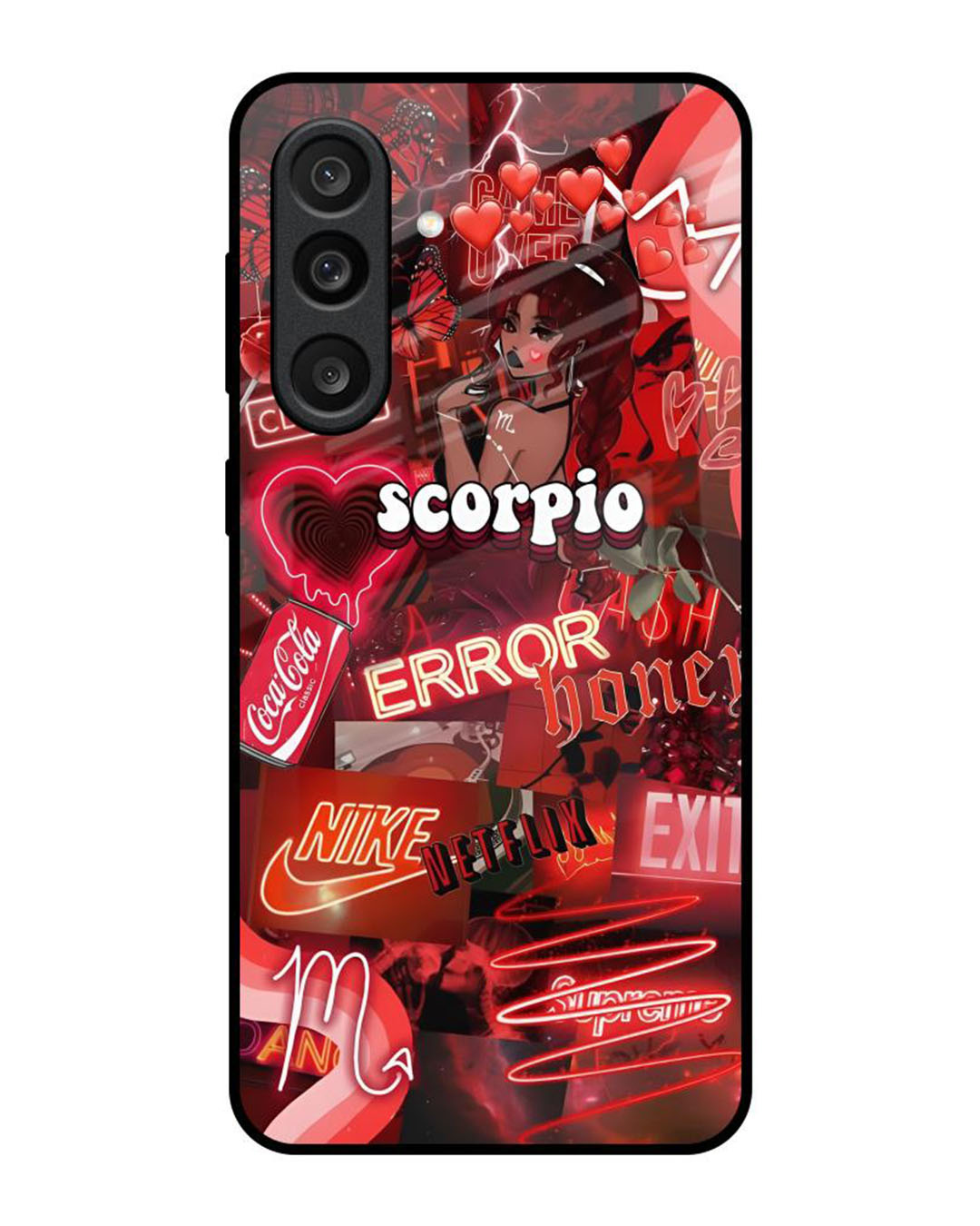 Buy Zodiac Scorpio Art Premium Glass Cover for Samsung Galaxy F56 5G ...