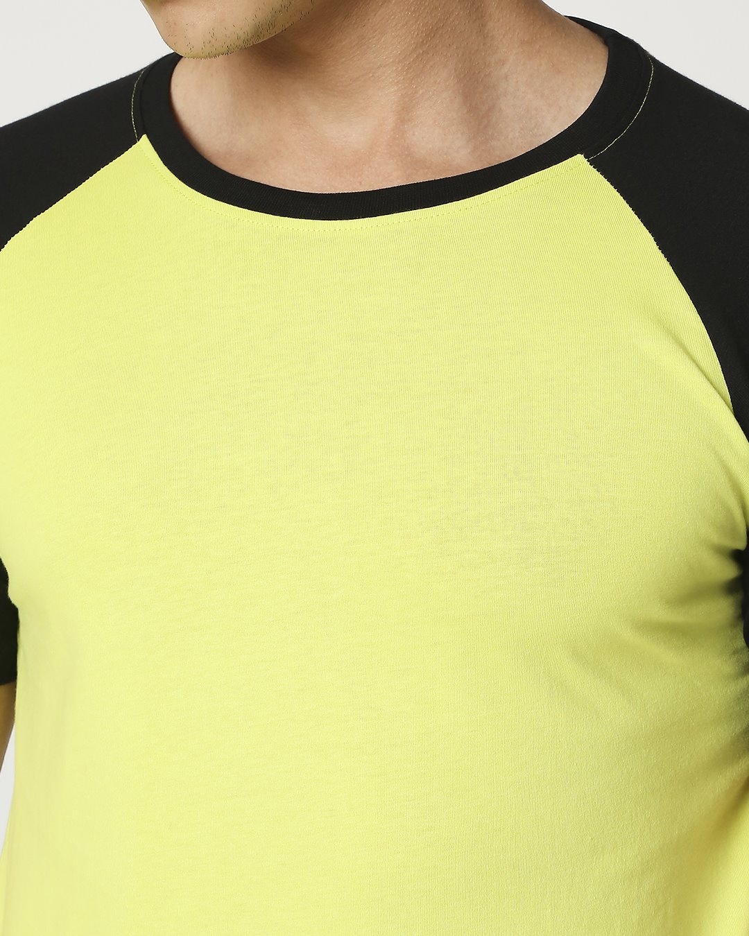 Buy Men's Arcade Green Raglan Sleeve T-shirt for Men green,black Online ...