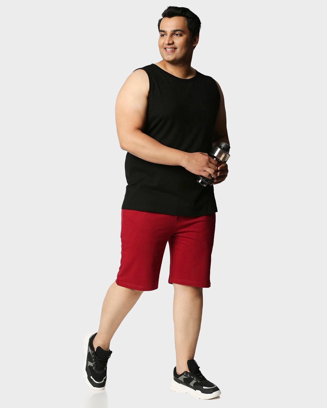 Buy Men's Black Plus Size Vest Online at Bewakoof