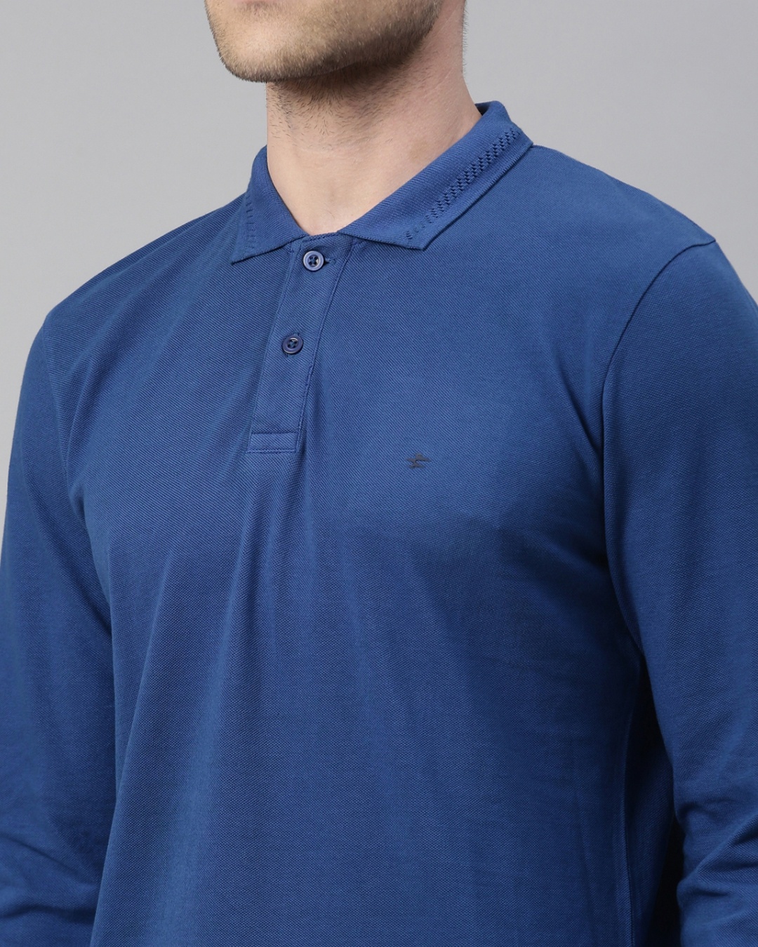 Buy Breakbounce Men's Royal Blue Polo T-shirt Online at Bewakoof