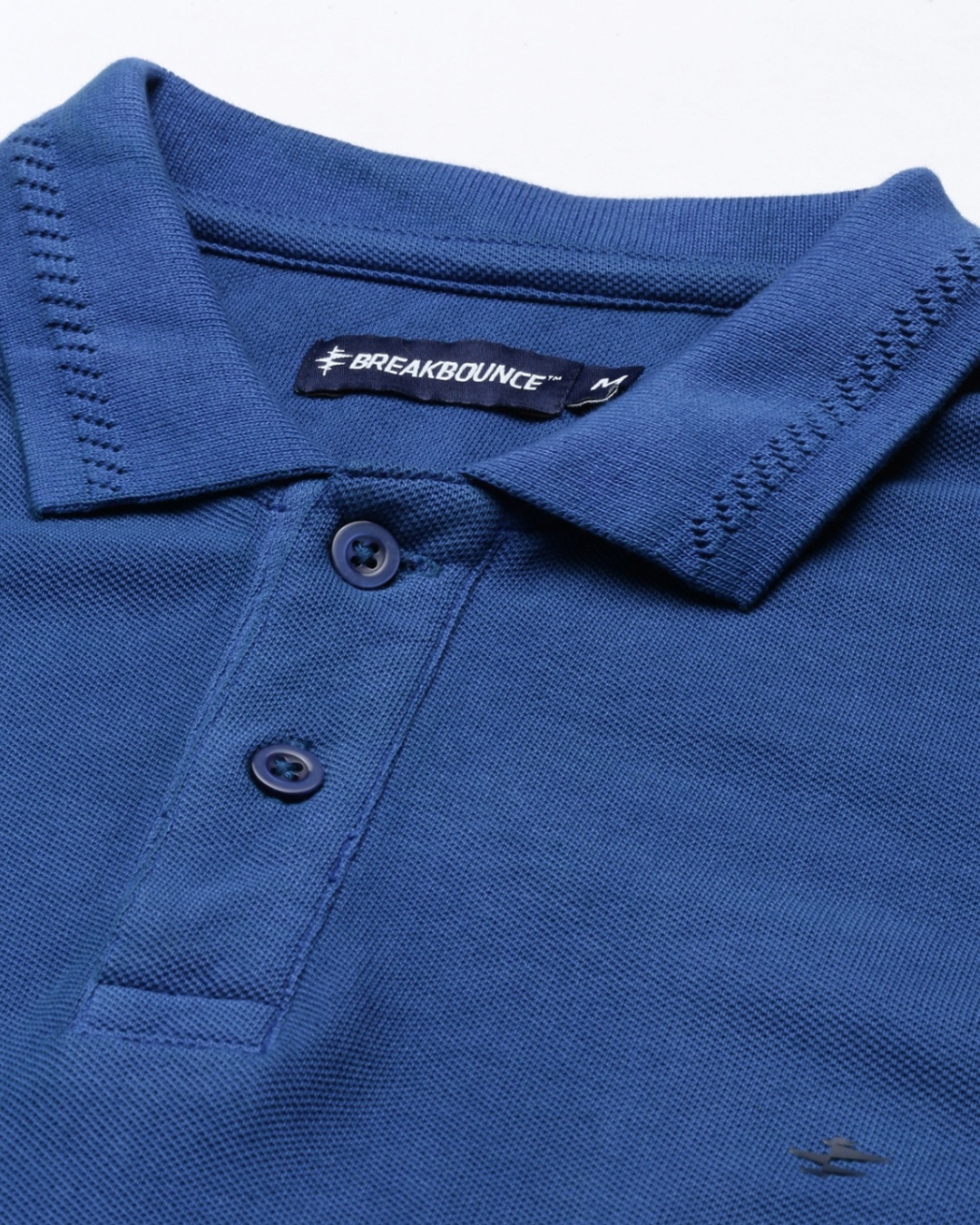Buy Breakbounce Men's Royal Blue Polo T-shirt Online at Bewakoof