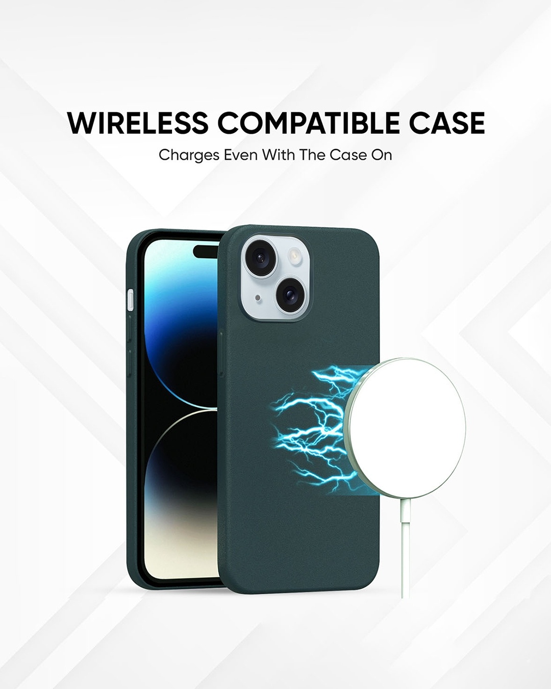 Buy Forest Green Leather Case for Apple iPhone 15 Plus Online in India ...