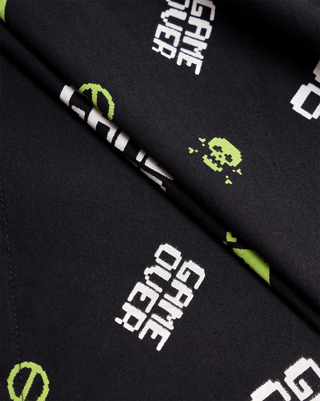 Buy Men's Black All Over Game Over Printed Boxers Online in India at ...