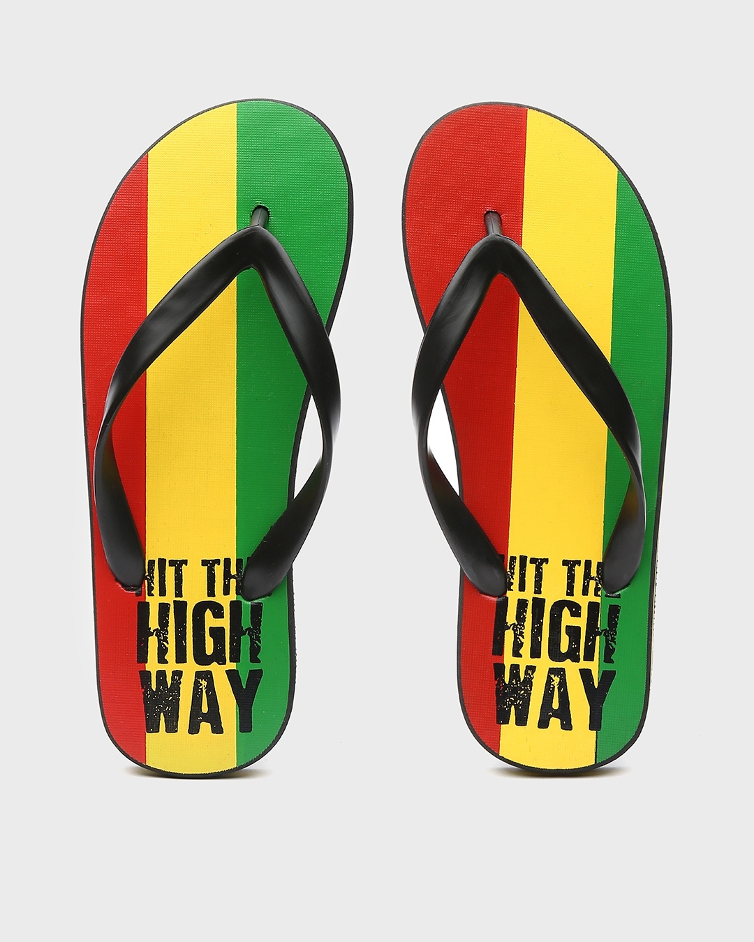 Buy Hit the Highway Men's Flip-flops Online in India at Bewakoof