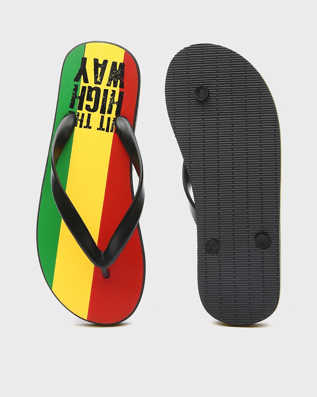 Buy Hit the Highway Men's Flip-flops Online in India at Bewakoof
