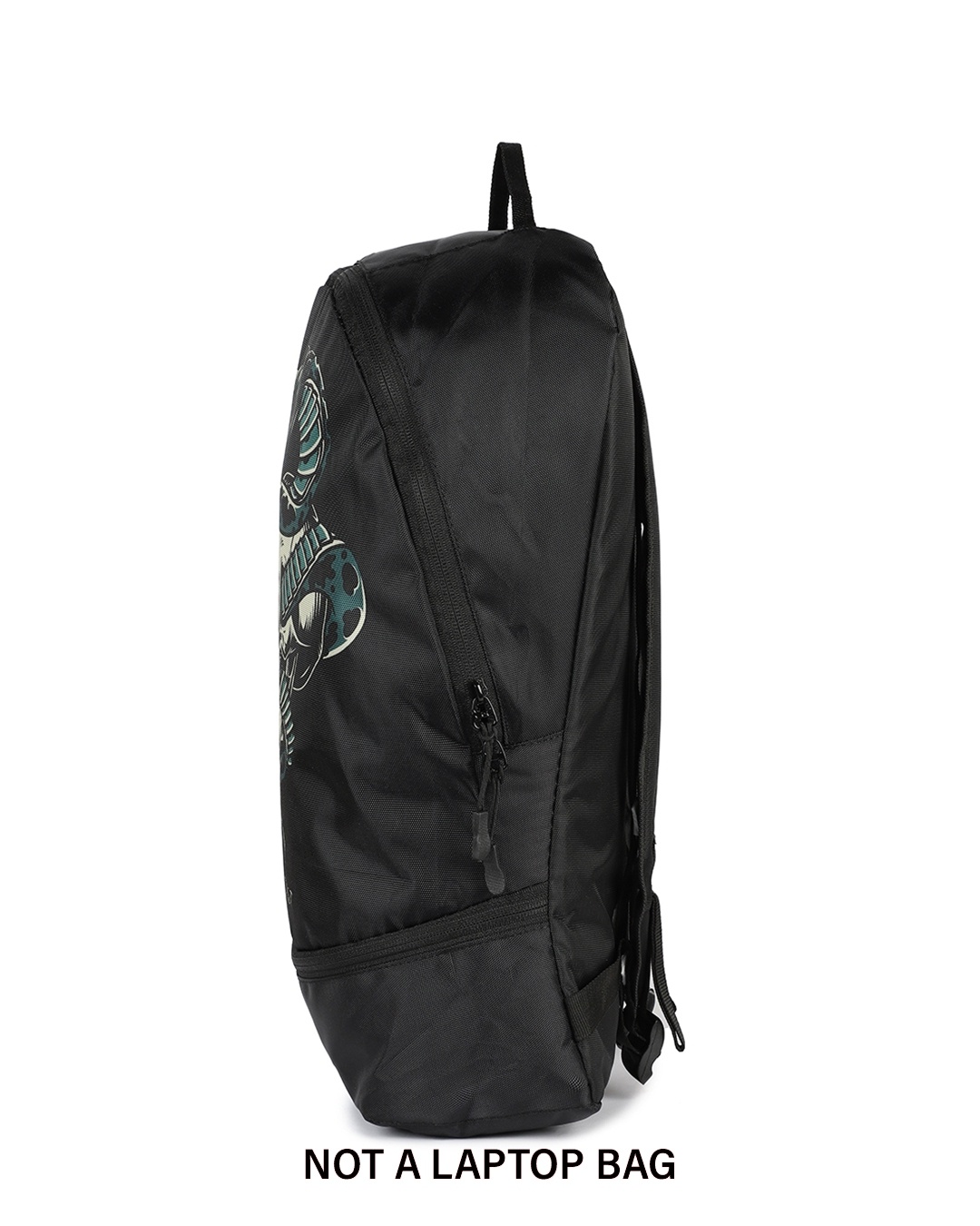 Buy Unisex Black Inner Beast Small Backpack Online in India at Bewakoof