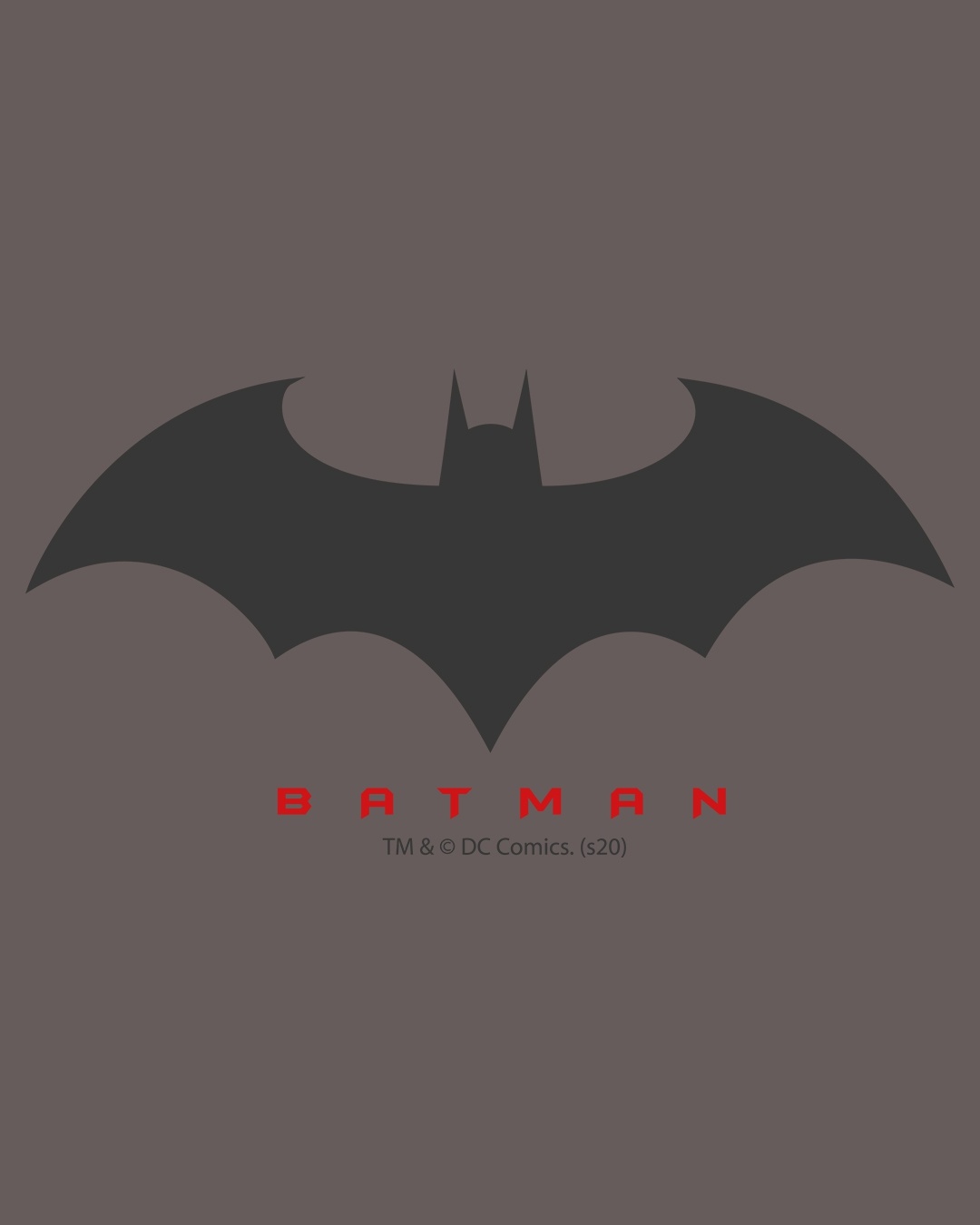 Buy Men's Grey Batman Logo Graphic Printed T-shirt for Men Dark Shadow ...