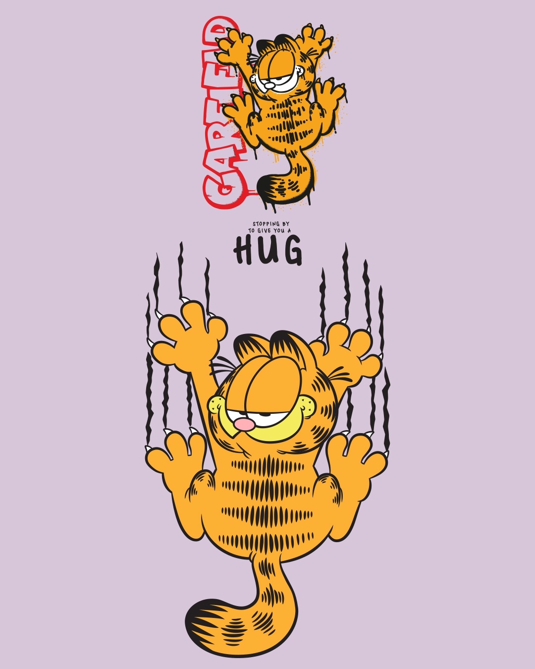 Buy Men's Purple Hug It Out Graphic Printed T-shirt for Men Online at ...