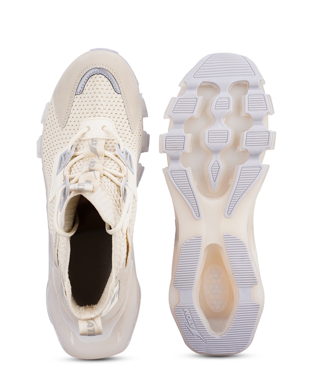 Buy Men's Beige Spring Edge Alpha 2 High-Top Sneakers Online in India ...