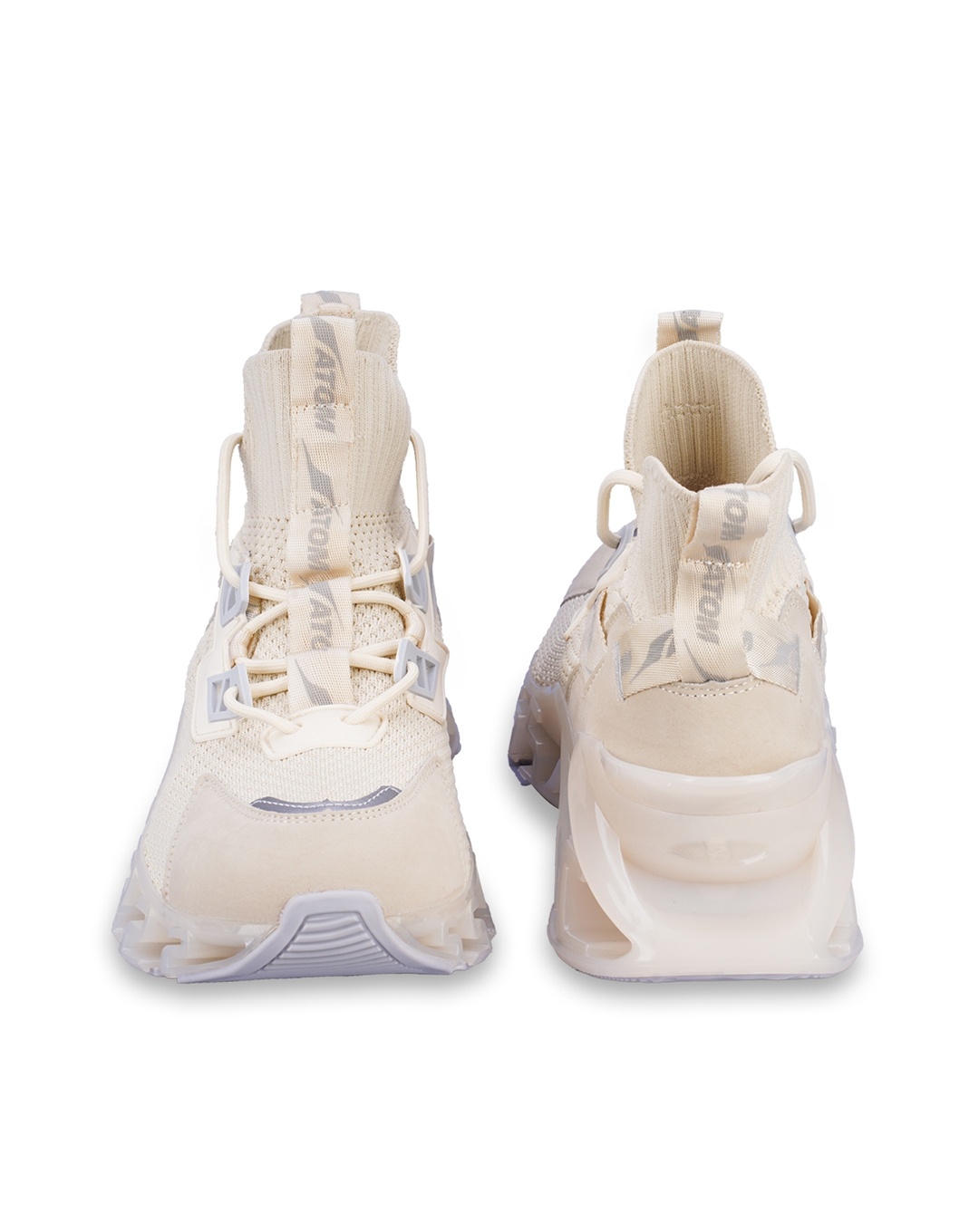 Buy Men's Beige Spring Edge Alpha 2 High-Top Sneakers Online in India ...