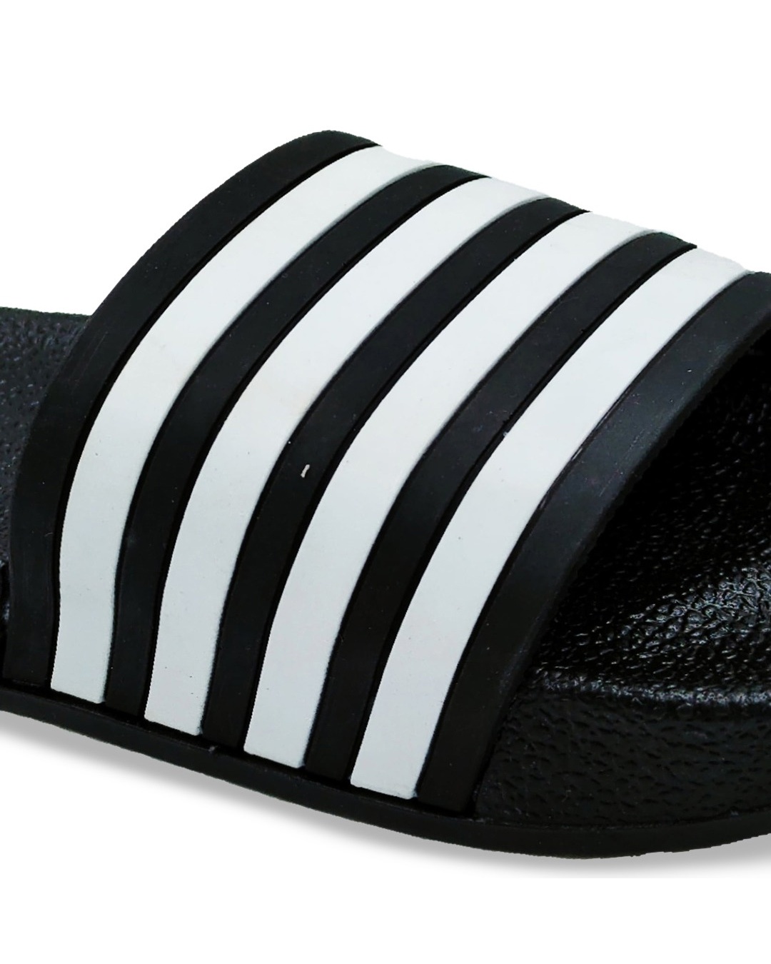 Buy Men's Black 4line Classy Flip Flops & Sliders Online in India at ...