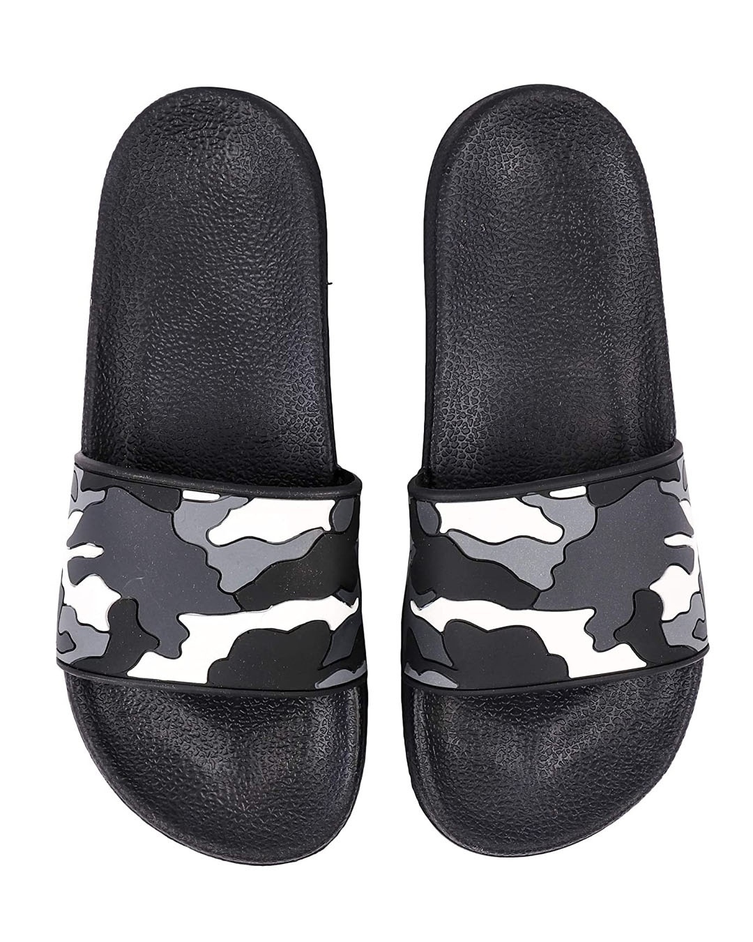 Buy Men's Black Military Flip Flops & Sliders Online in India at Bewakoof