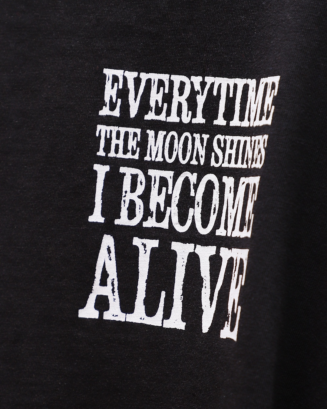 Buy Men's Black Shape Shifter Typography Oversized T-shirt for Men black Online at Bewakoof