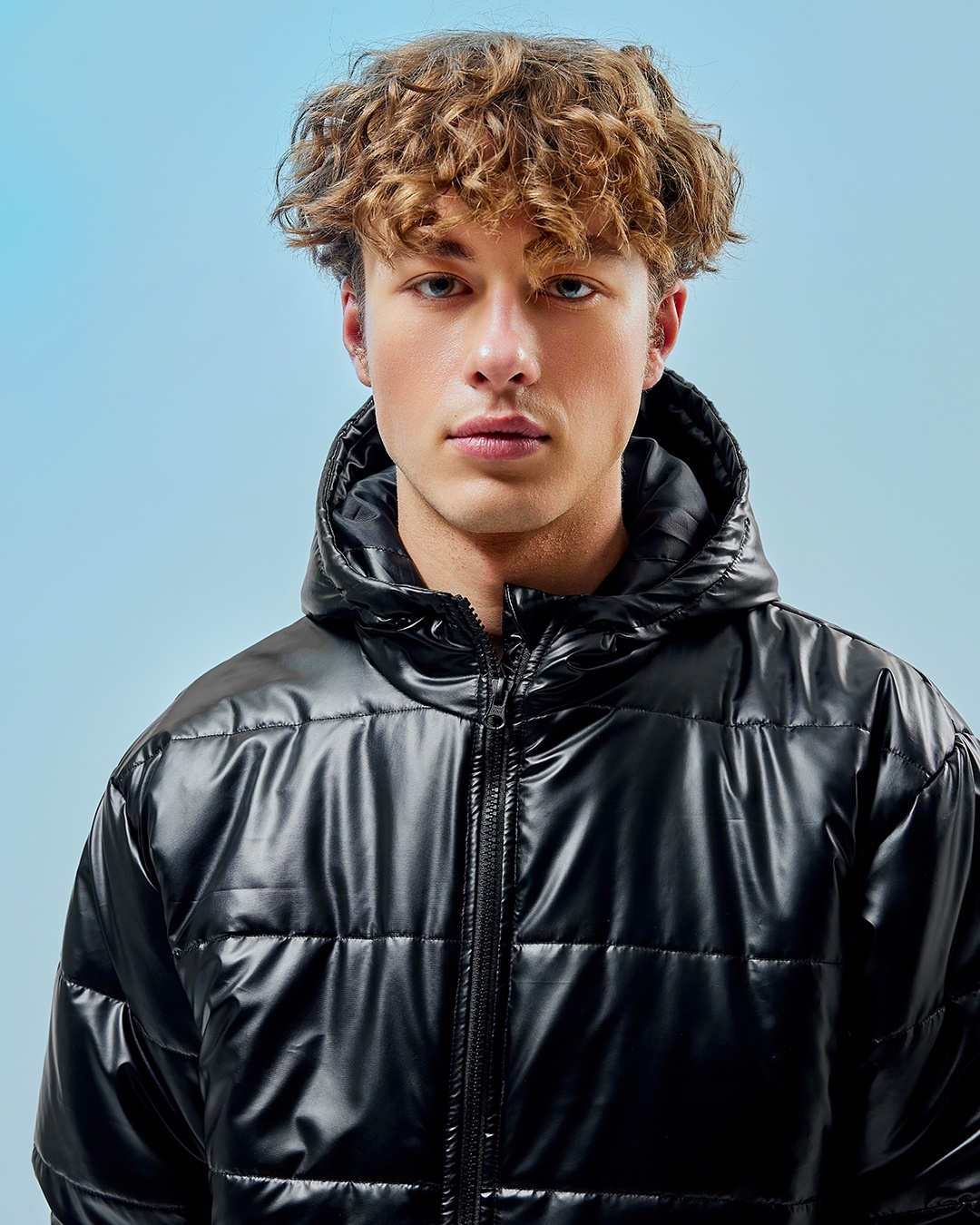 Buy Men's Black Shine Hustle Typography Oversized Jacket Online at Bewakoof