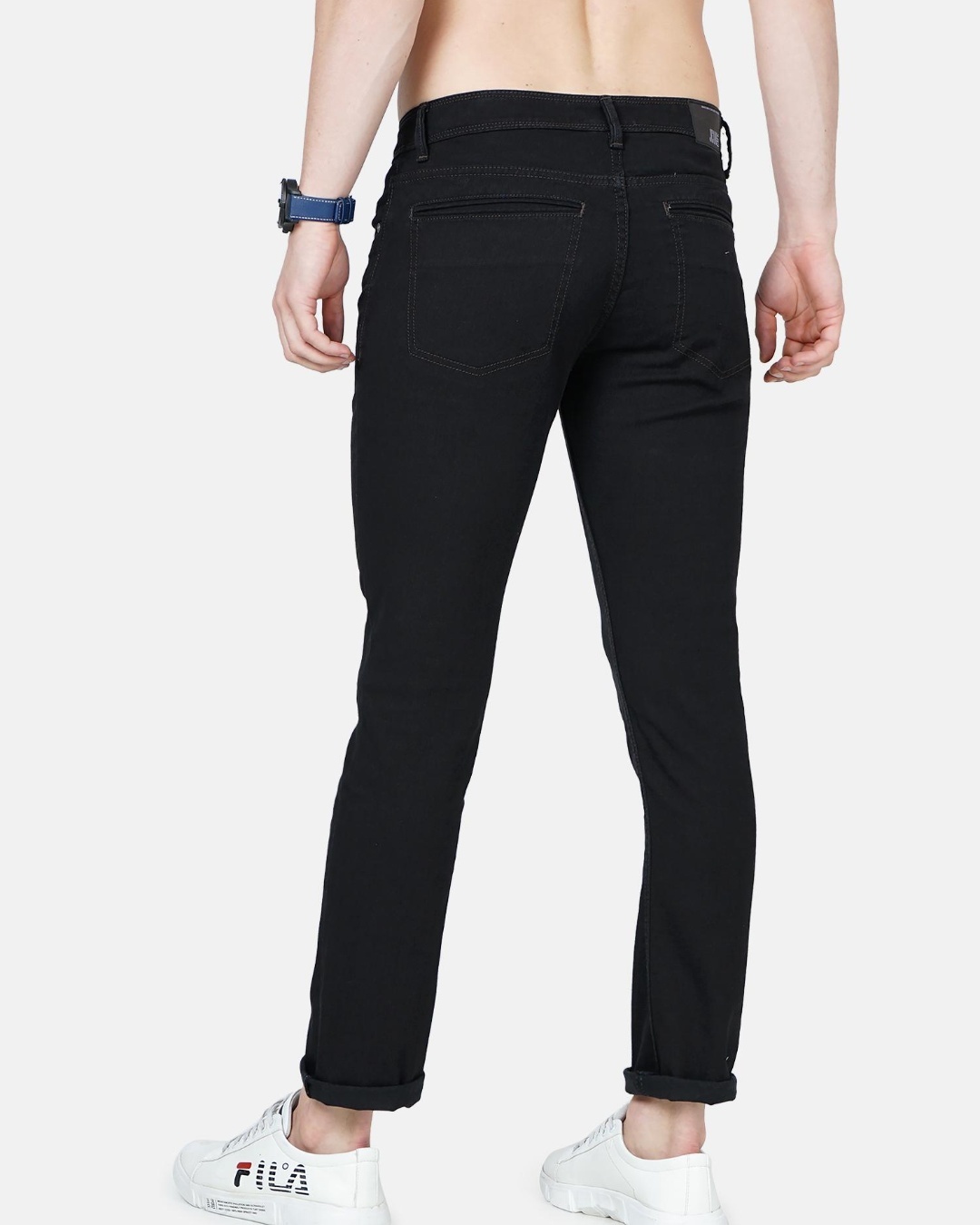 Buy Men's Black Slim Fit Jeans for Men Black Online at Bewakoof