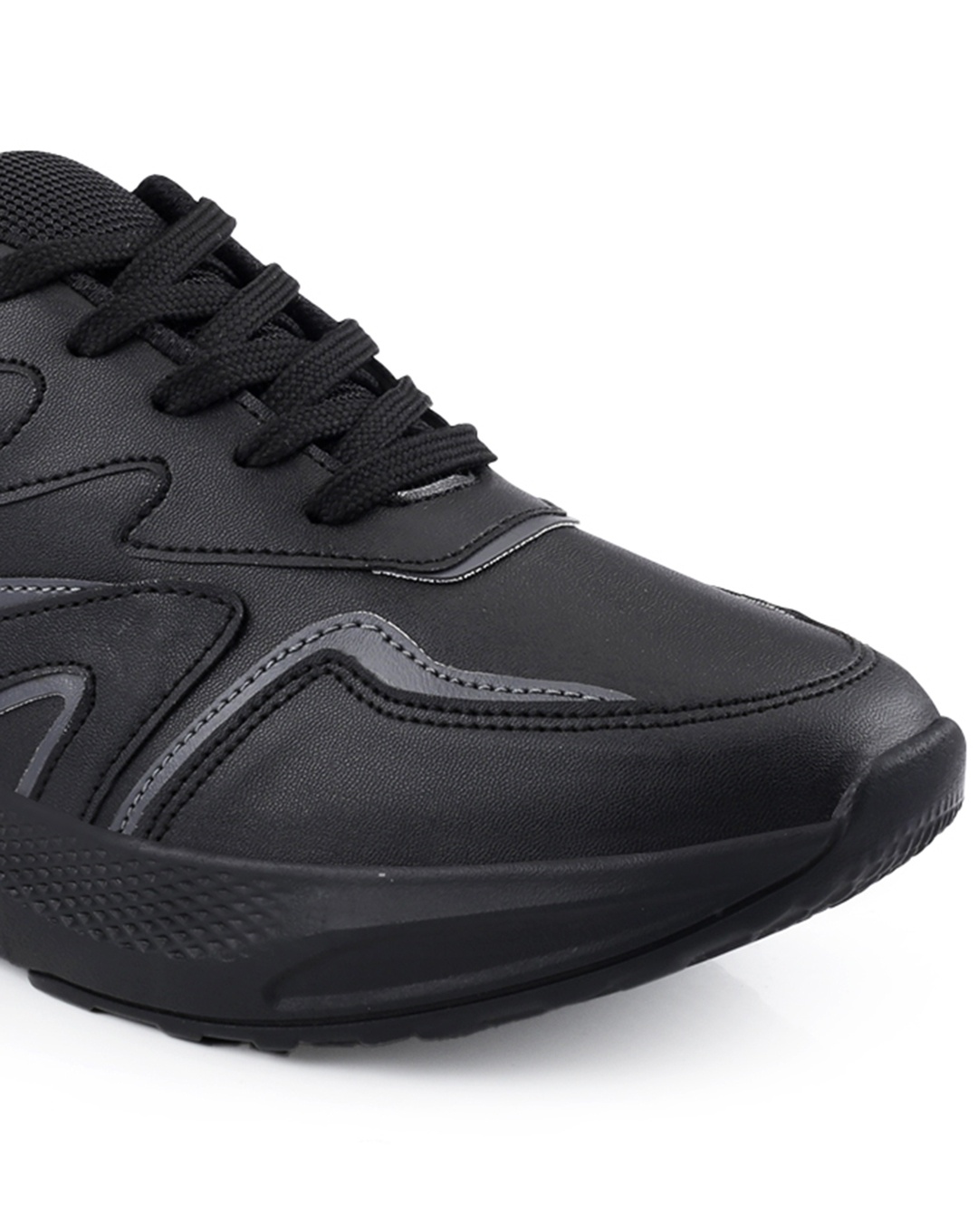 Buy Men's Black Sneakers Online in India at Bewakoof