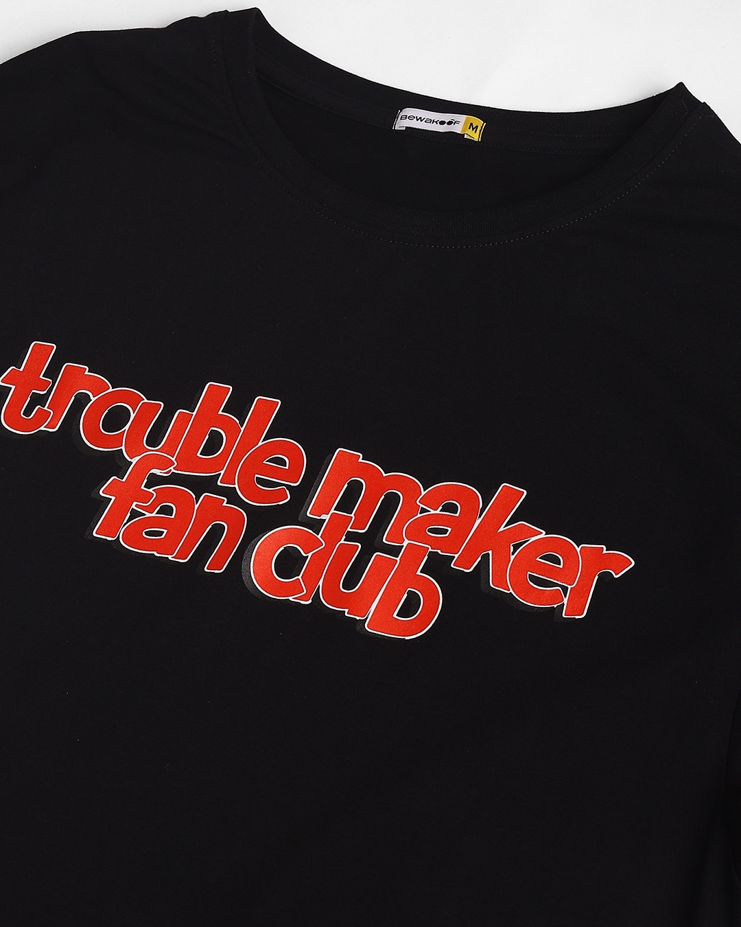 Buy Men's Black Troublemaker T&J Graphic Printed Boxy Fit Vest Online ...