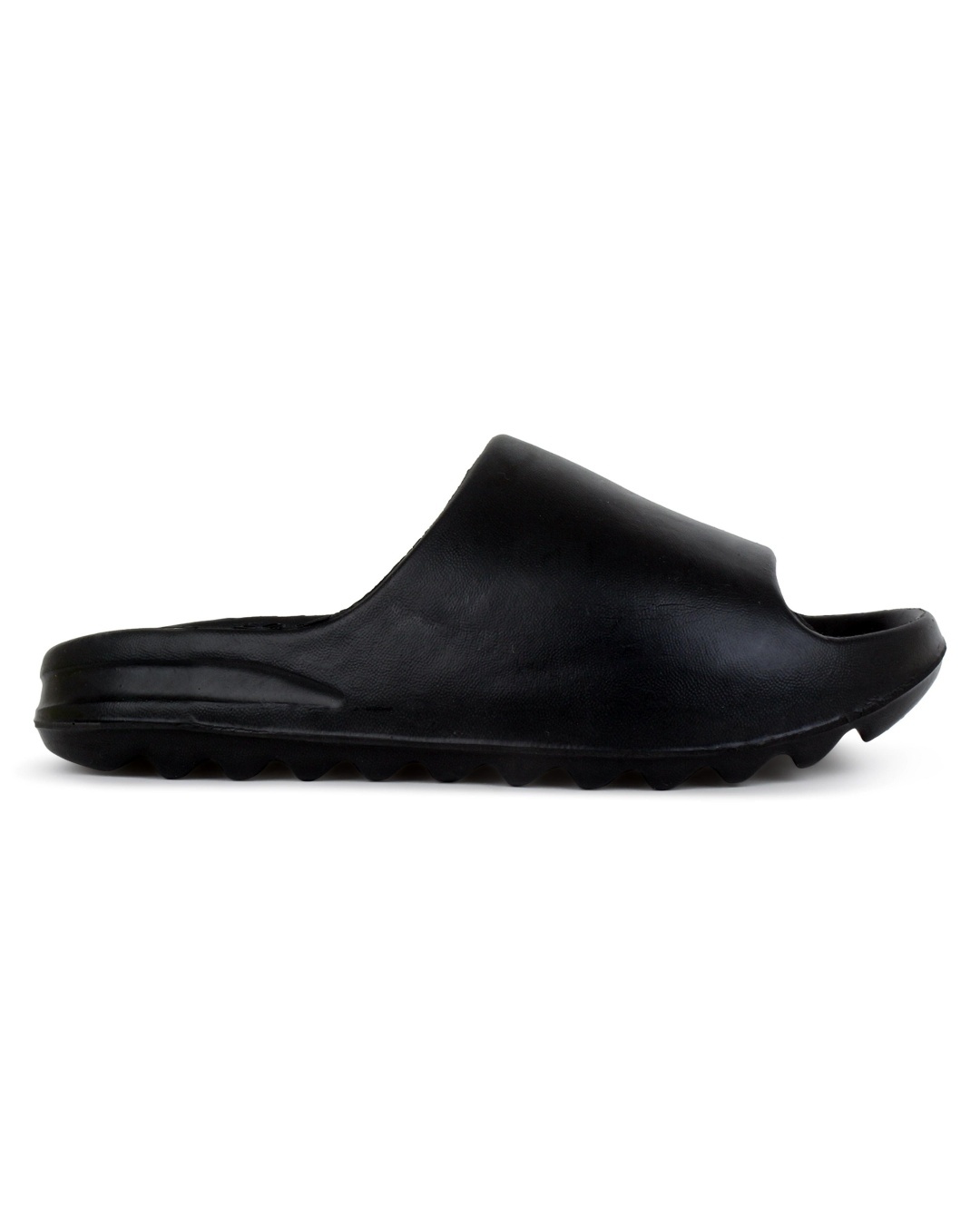 Buy Men's Black Zig Zag Sliders Online in India at Bewakoof