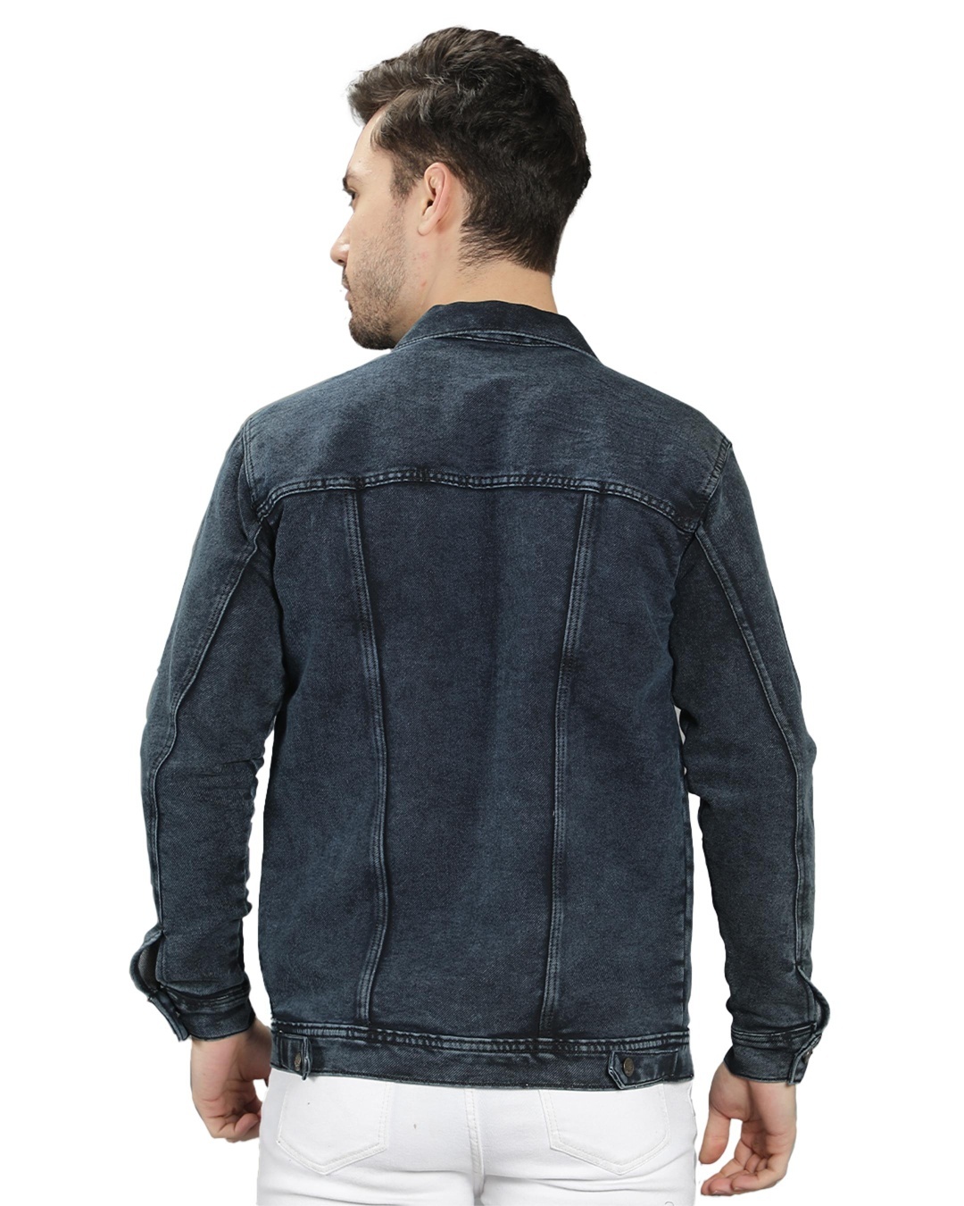 Buy Men's Blue Denim Jacket Online at Bewakoof
