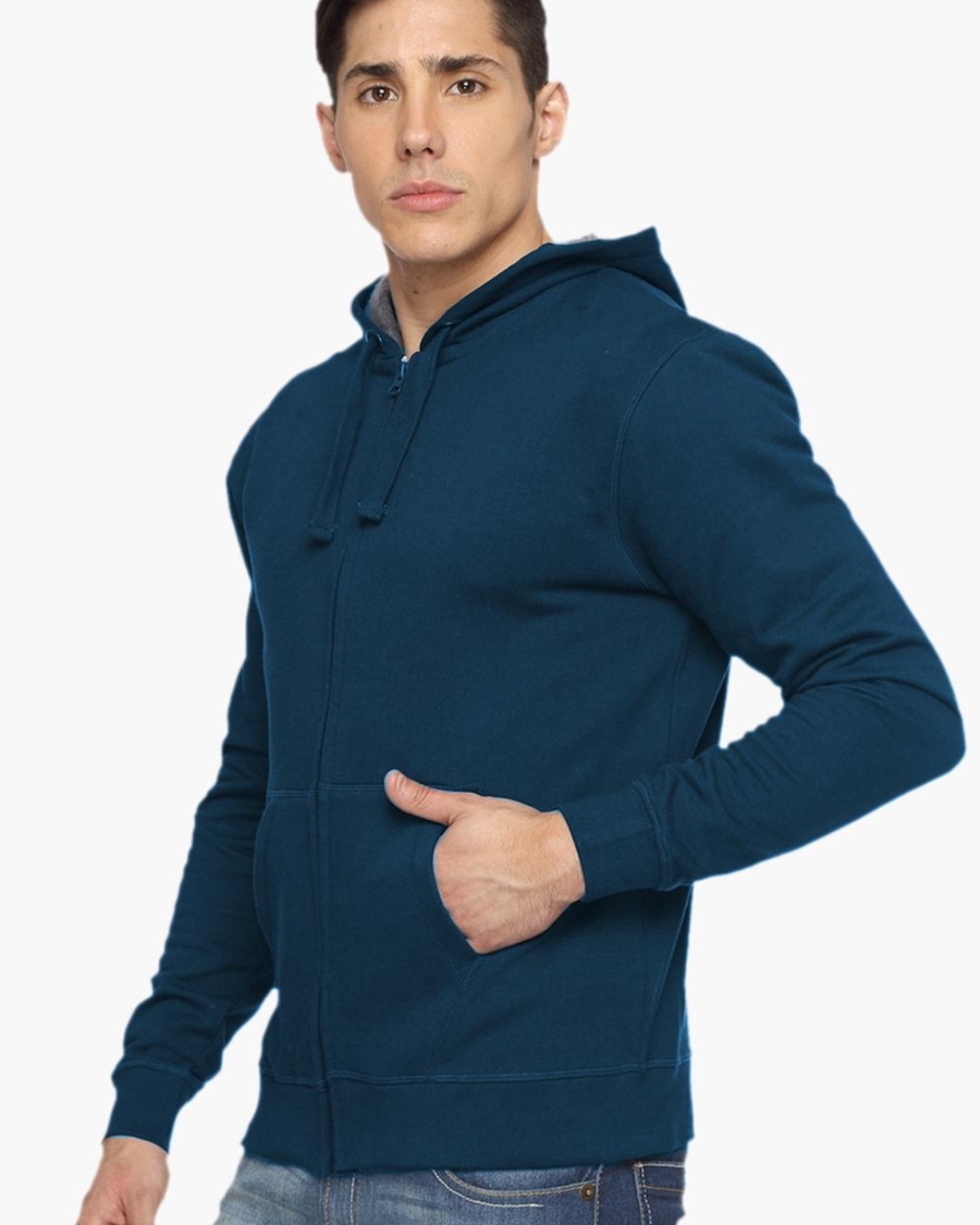 Buy Men's Blue Hoodie for Men Blue Online at Bewakoof