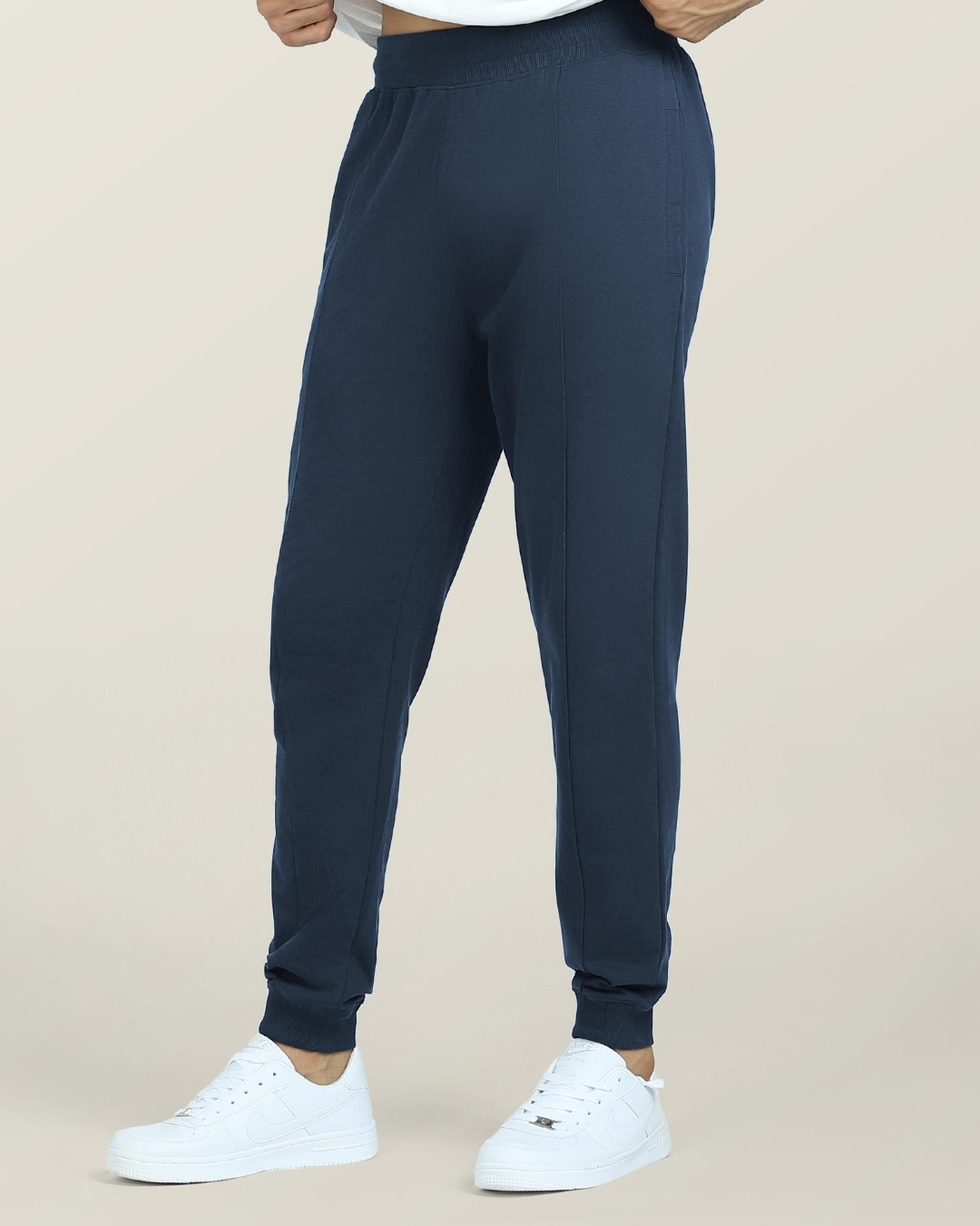 Buy Men's Blue Joggers for Men Blue Online at Bewakoof