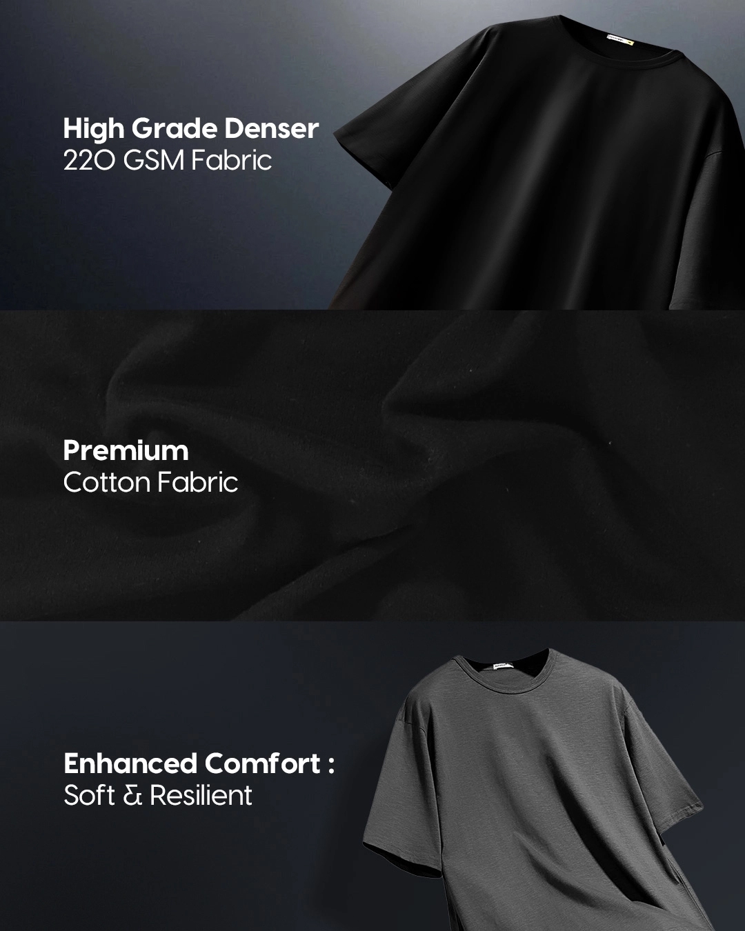 Buy Men's Blue Moon Knight Graphic Printed Oversized T-shirt Online at ...